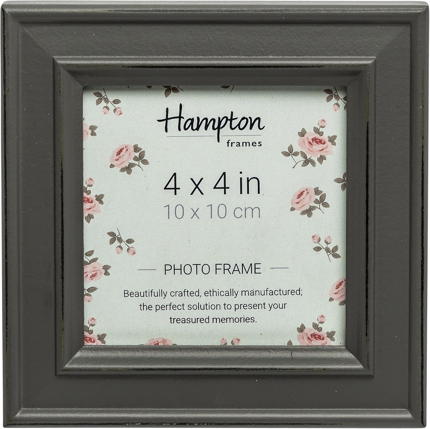 Amazon.com - Hampton Frames Paloma Square Photo, Wood, Grey, 14.5 x 14. ...