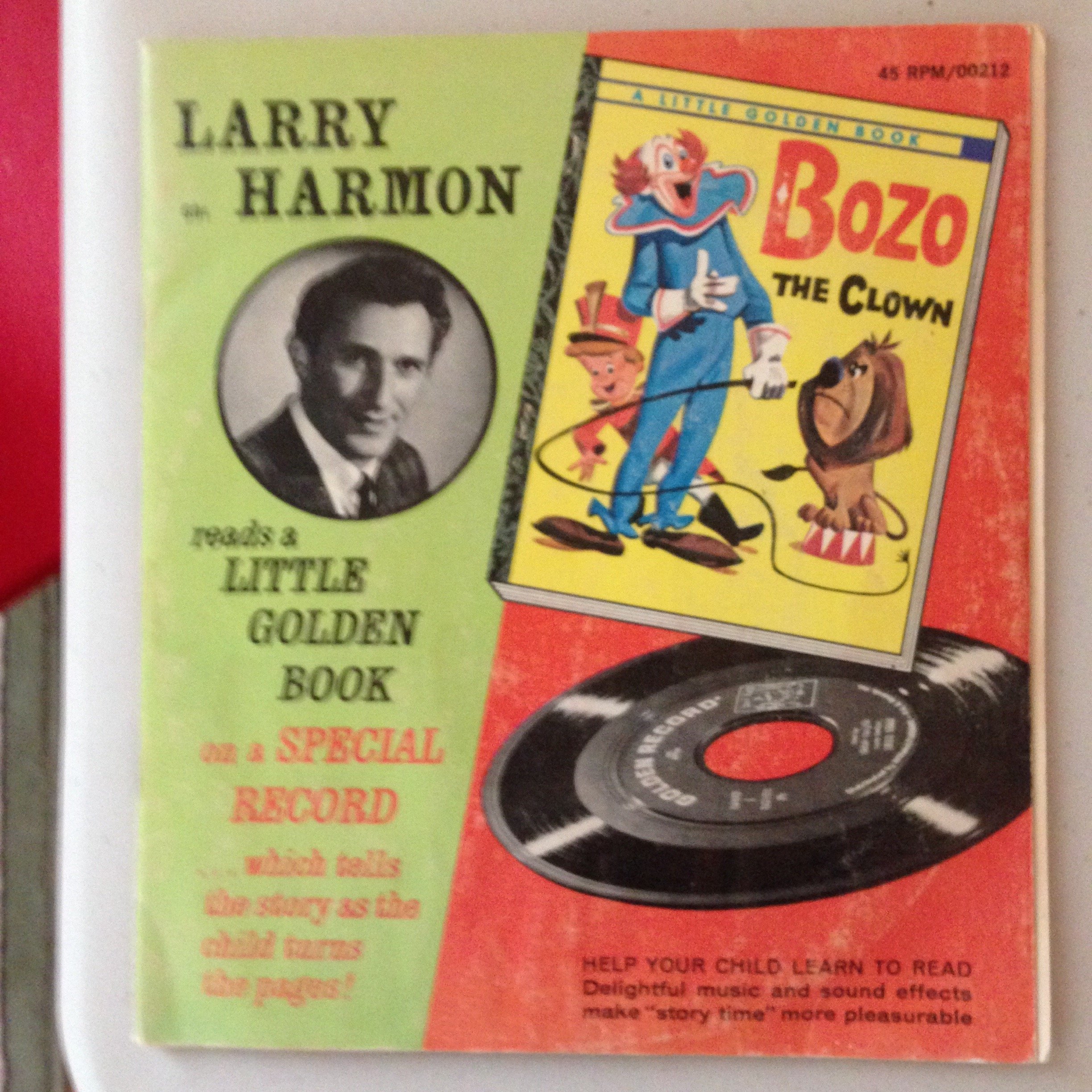 Amazon.com: Bozo the Clown Little Golden Book and Record: CDs & Vinyl