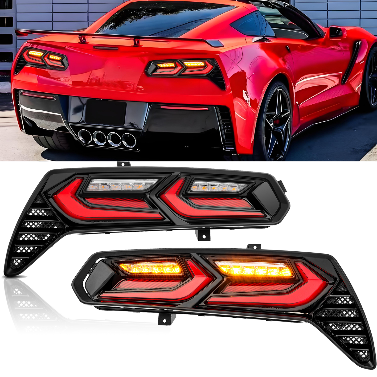 2016 Corvette Stingray Tail Lights 2014 2019 C7 Corvette Stingray