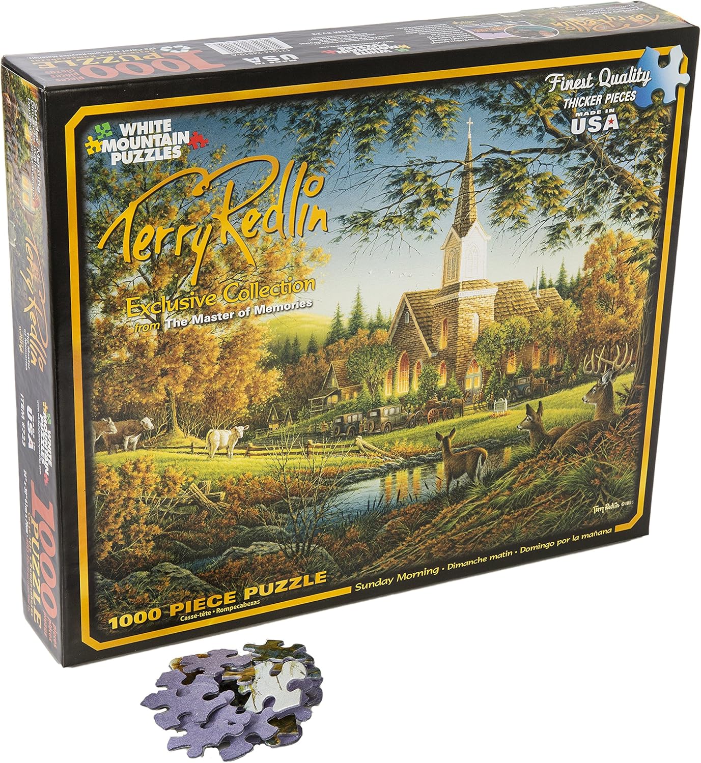 Amazon.com: White Mountain Puzzles Exclusive Collection - Sunday ...