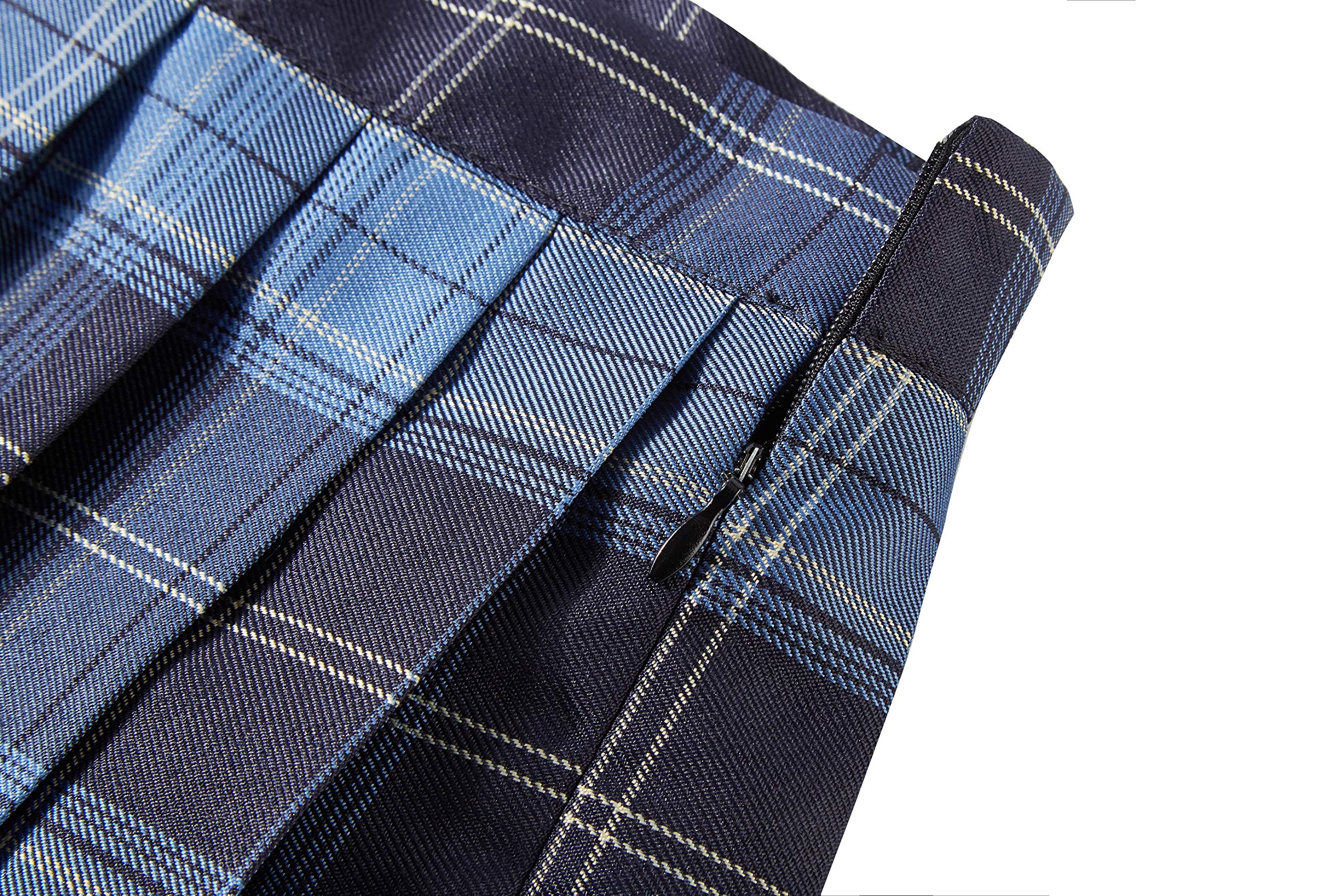 Snapklik.com : Urban CoCo Womens Uniforms Plaid Pleated Mini Skirt