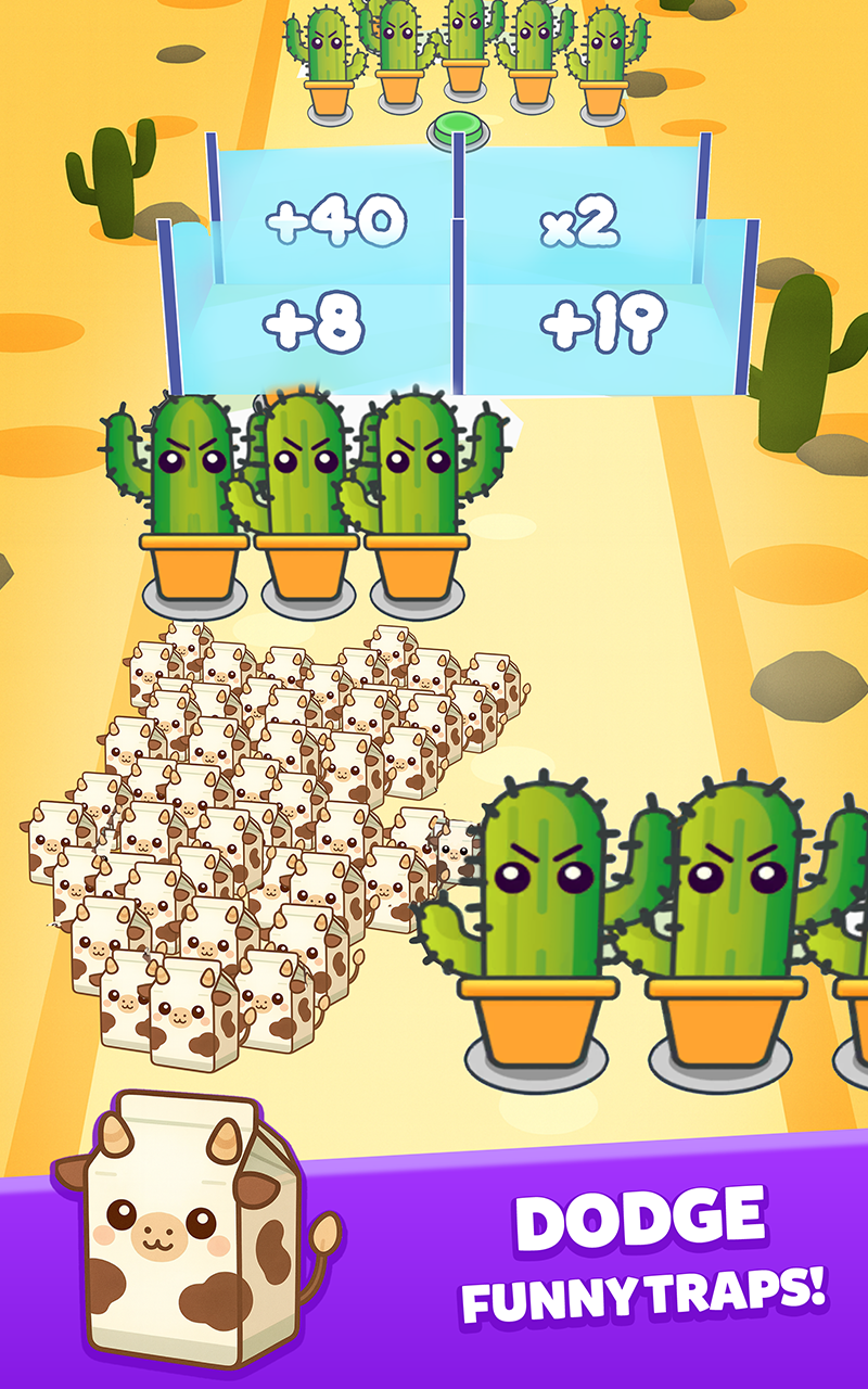 Food Kawaii Run: Crowd Control – Cute Foodimals Runner 3D with Choice ...