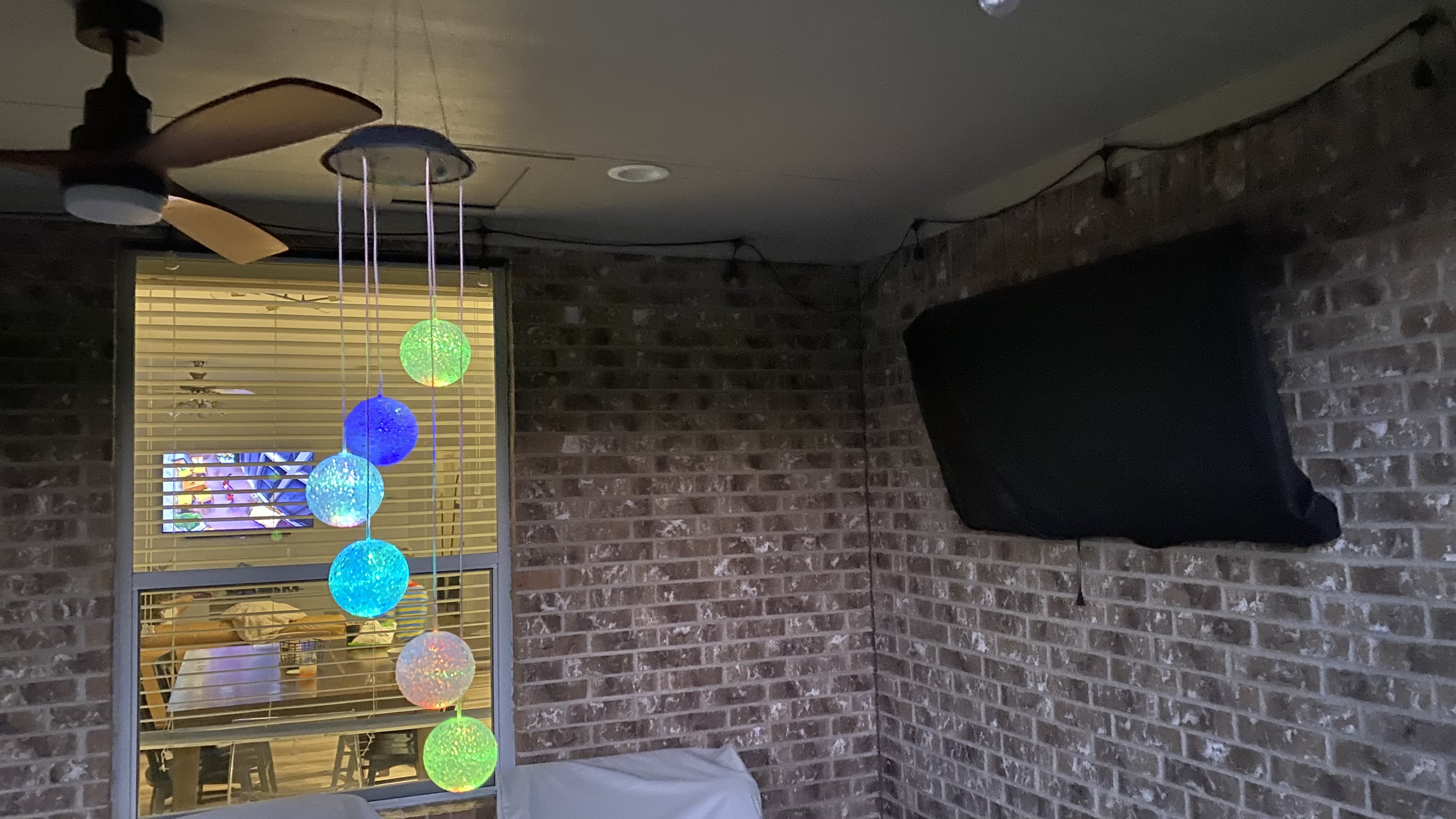 Watch Nighttime Demo Of LED Solar Balls Wind Chimes on Amazon Live