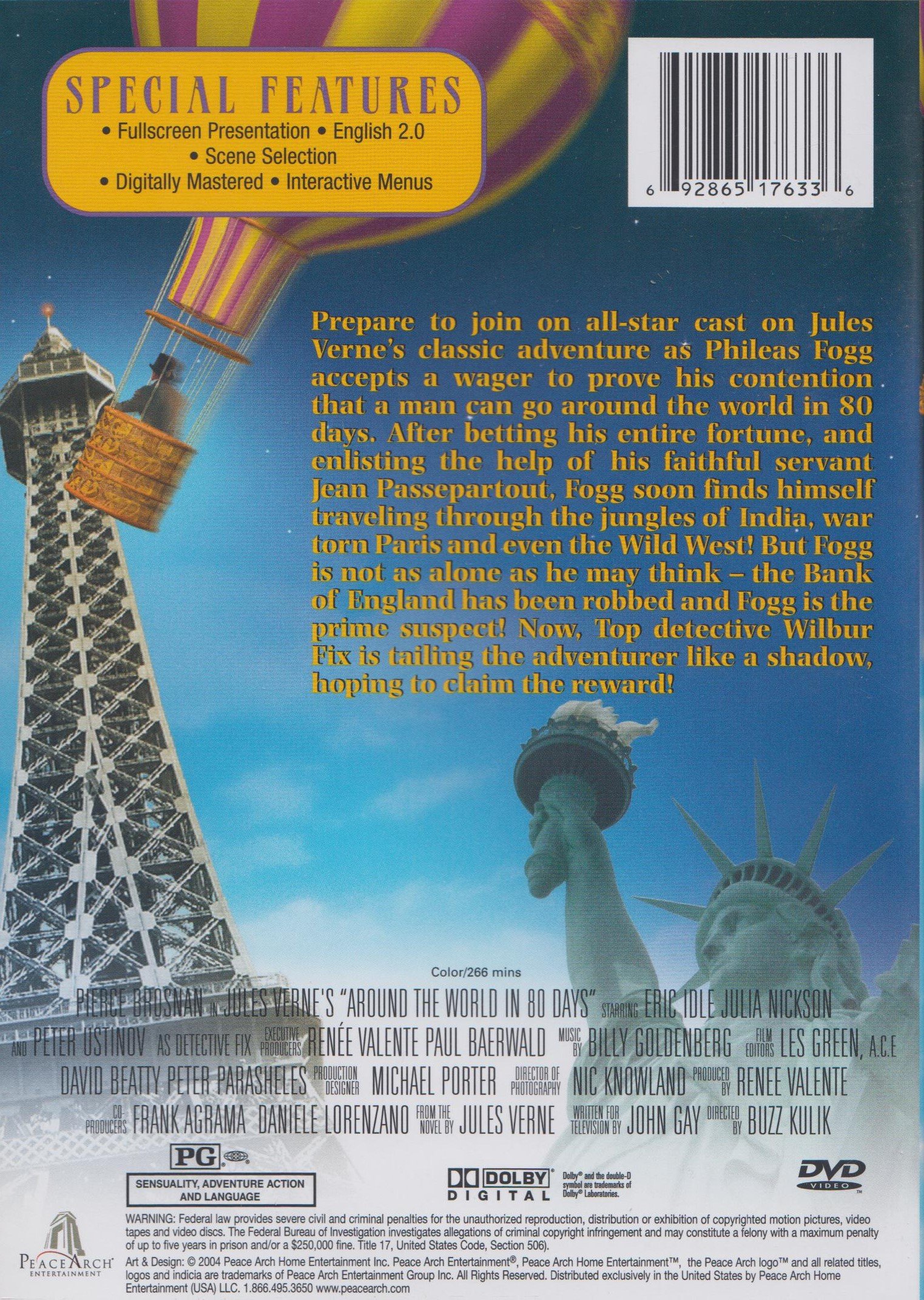 Around The World In 80 Days Dvd Cover