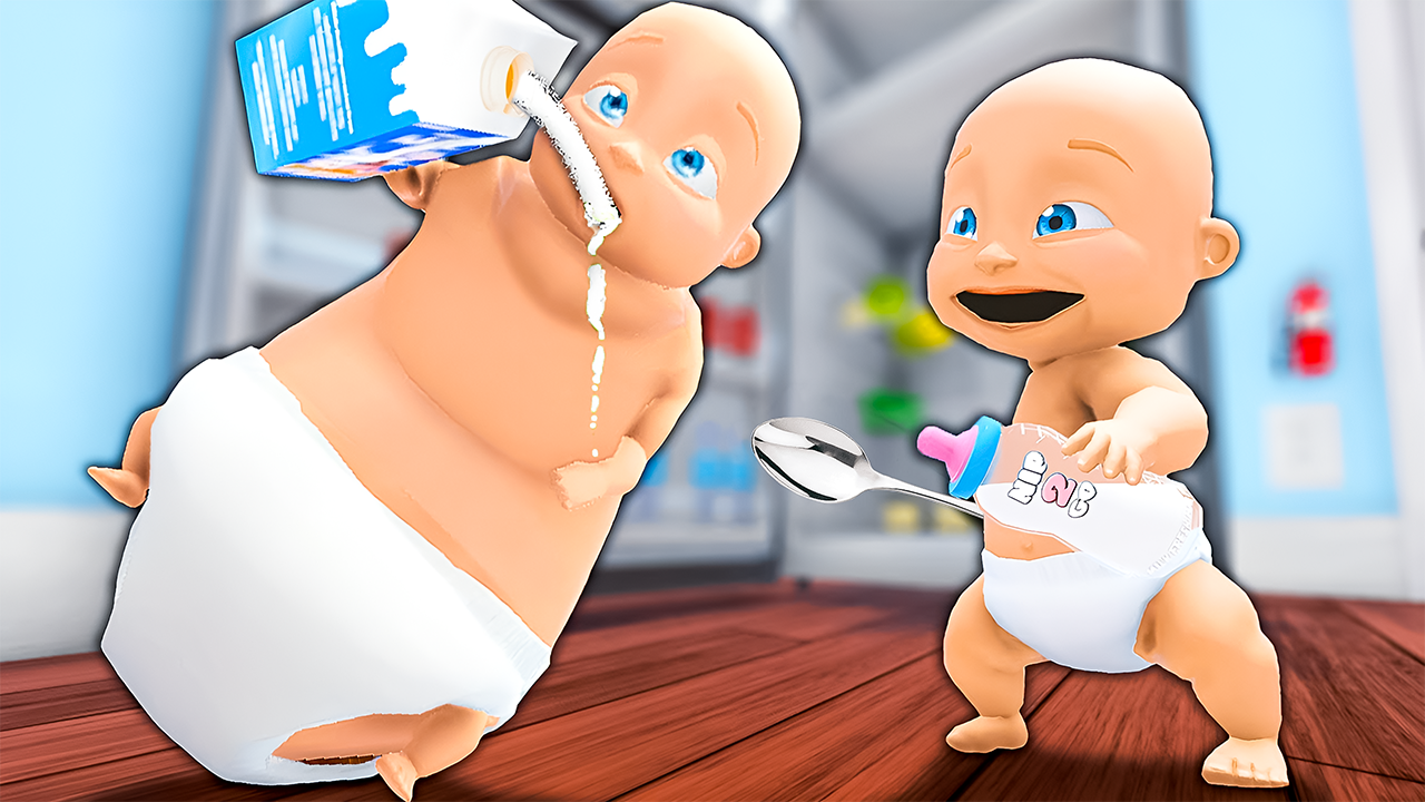 Newborn Twins Baby Virtual Family Simulator Kids Game : Happy Life 3D ...