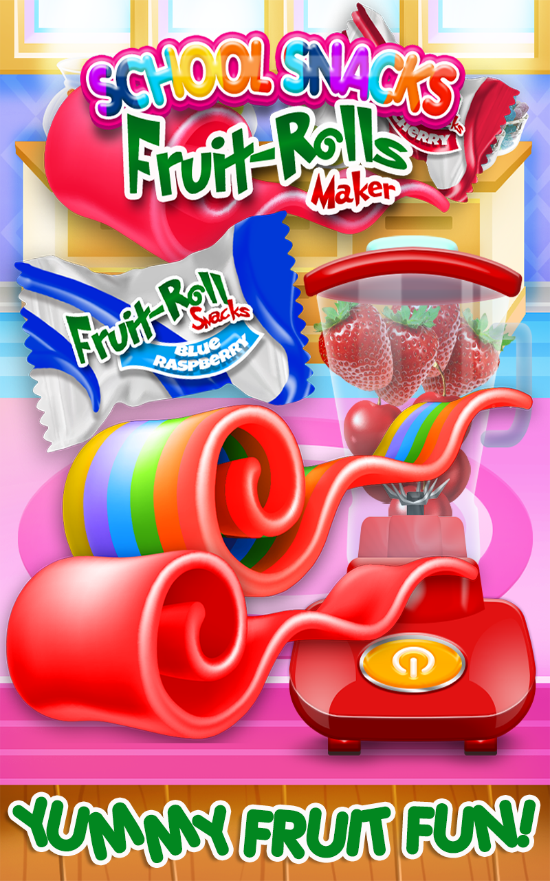 Fruit Roll Candy Maker - School Snacks Simulator & Kids Dessert Food ...