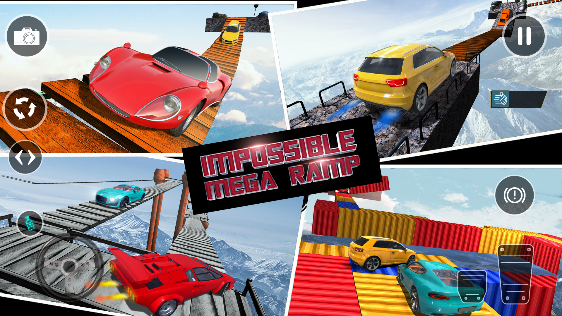 GT Car Stunt Master 3D Game Impossible Car Stunts- Free Mega Ramp Car ...