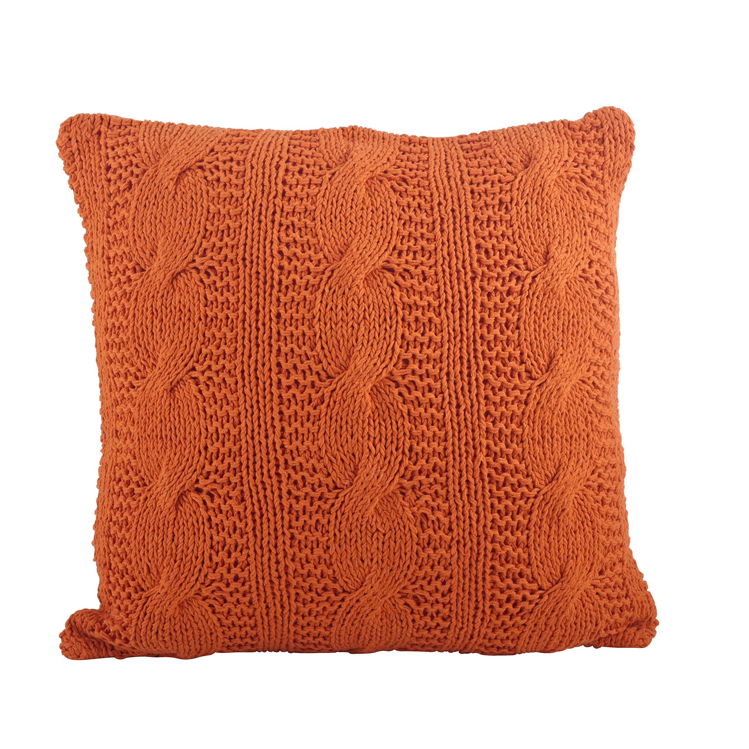Amazon.com: SARO LIFESTYLE 1020 McKenna Knitted Collection Tangerine ...