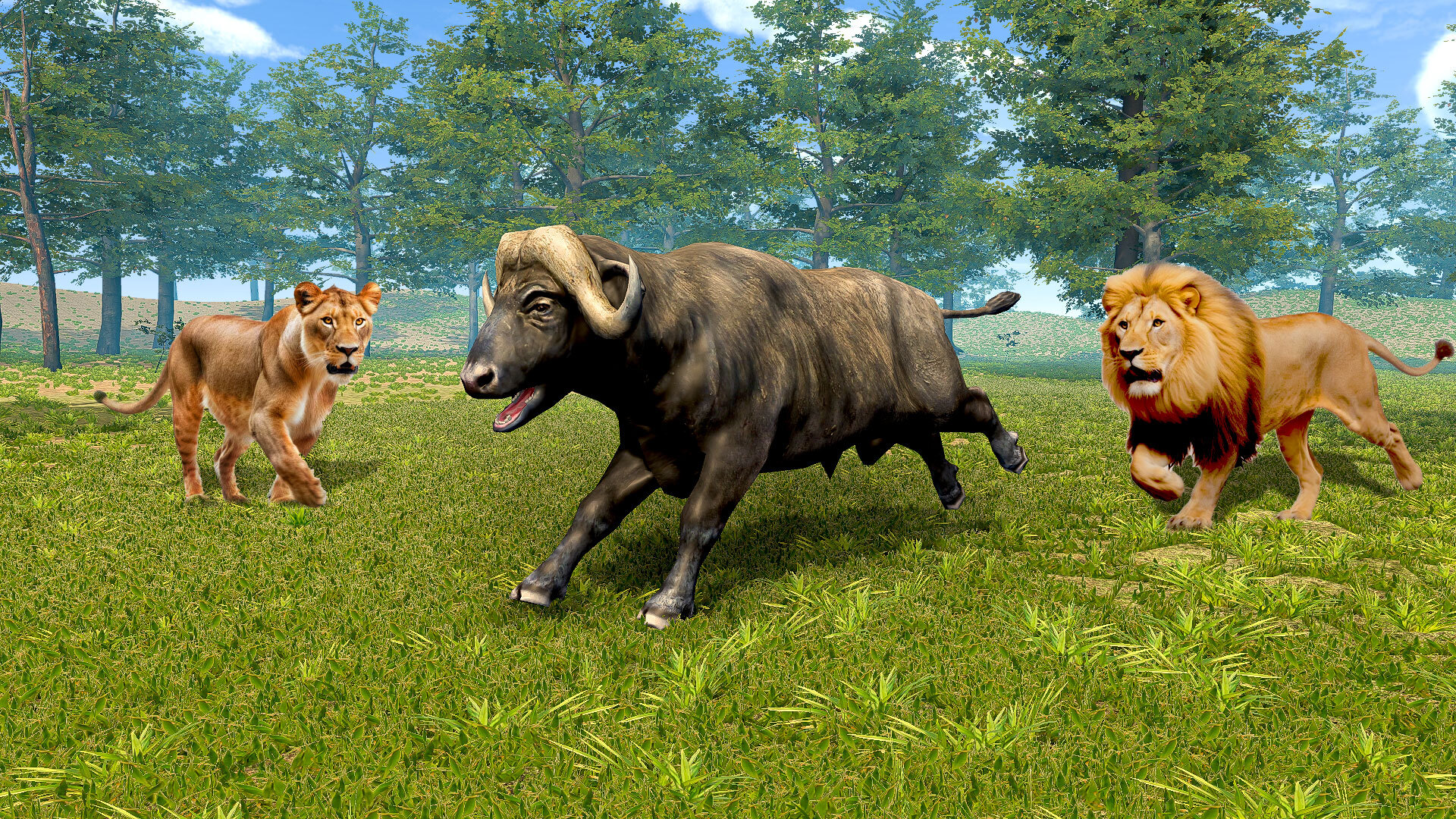Wild Lion Hunting Simulator: Clan of Jungle King Lion Animal Games ...