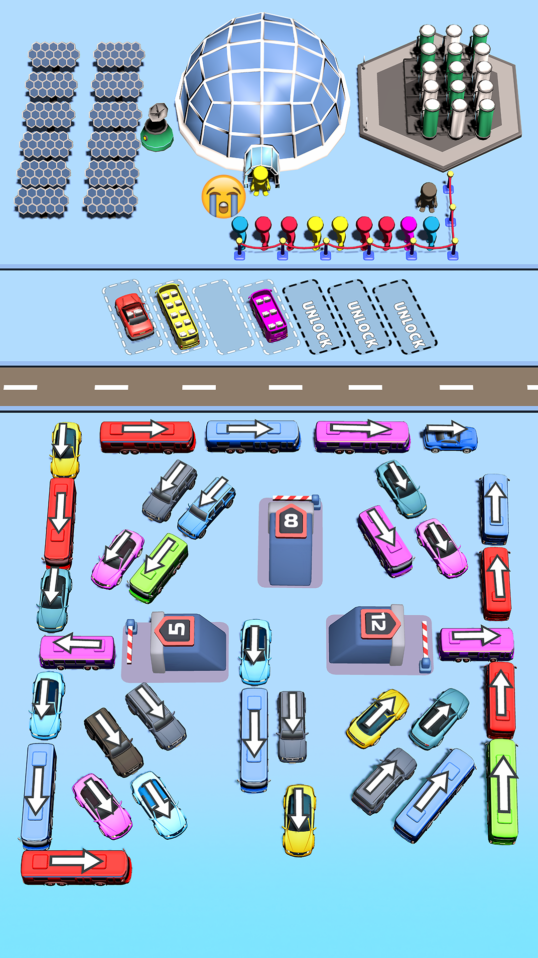 Bus Swipe: The Ultimate Parking Jam Game. Conquer Car Parking Jam, Bus ...