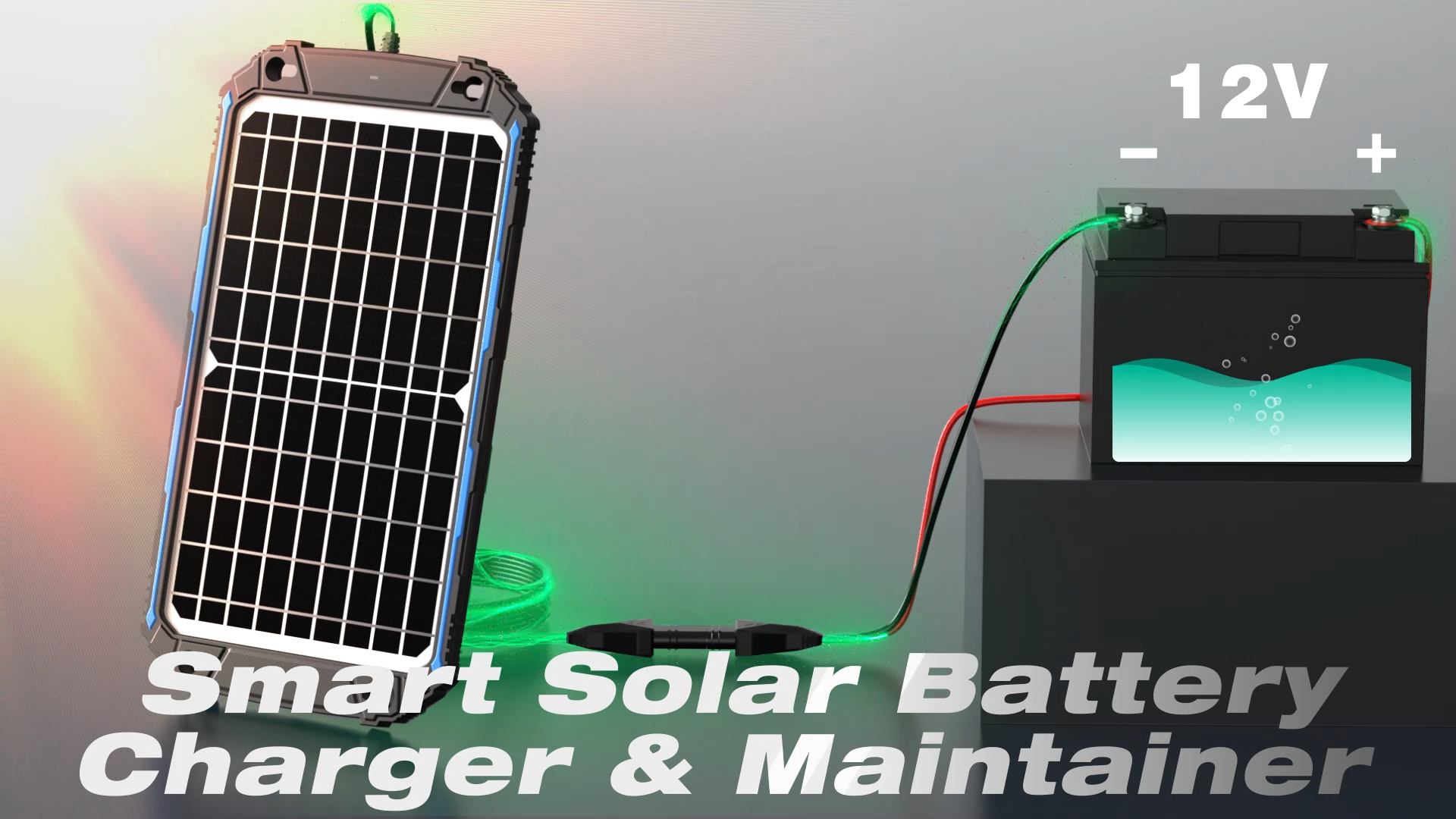 Watch 12V Solar Panel Battery Charger PRO on Amazon Live