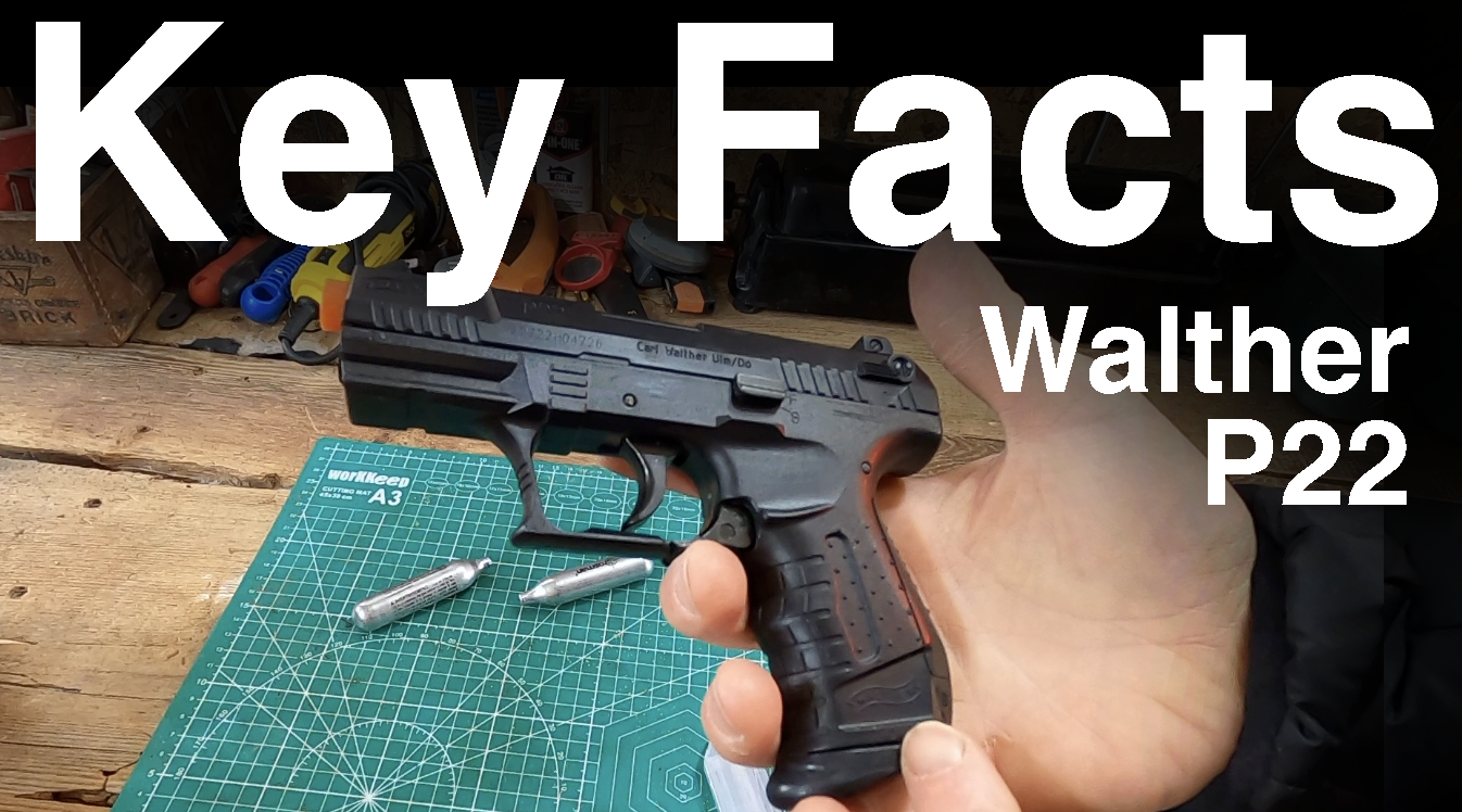 Watch KEY FACTS Walther P22 Spring Airsoft Pistol on Amazon Live