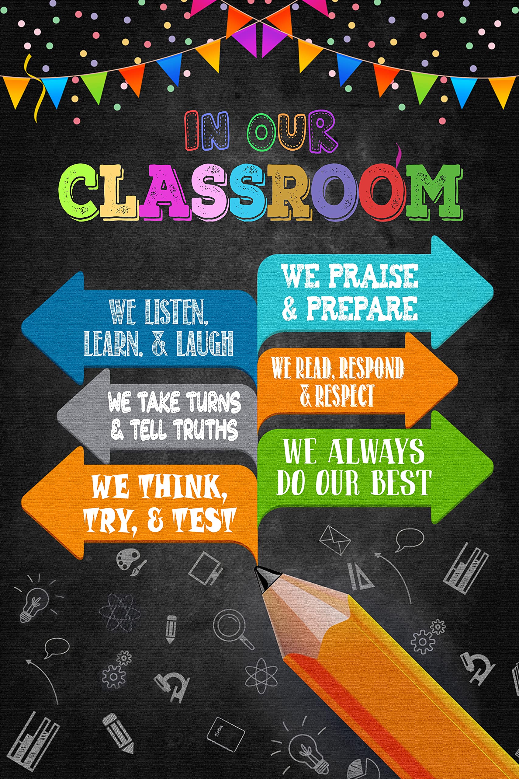 The Hygge Life In Our Classroom Poster Classroom Rules Poster ...