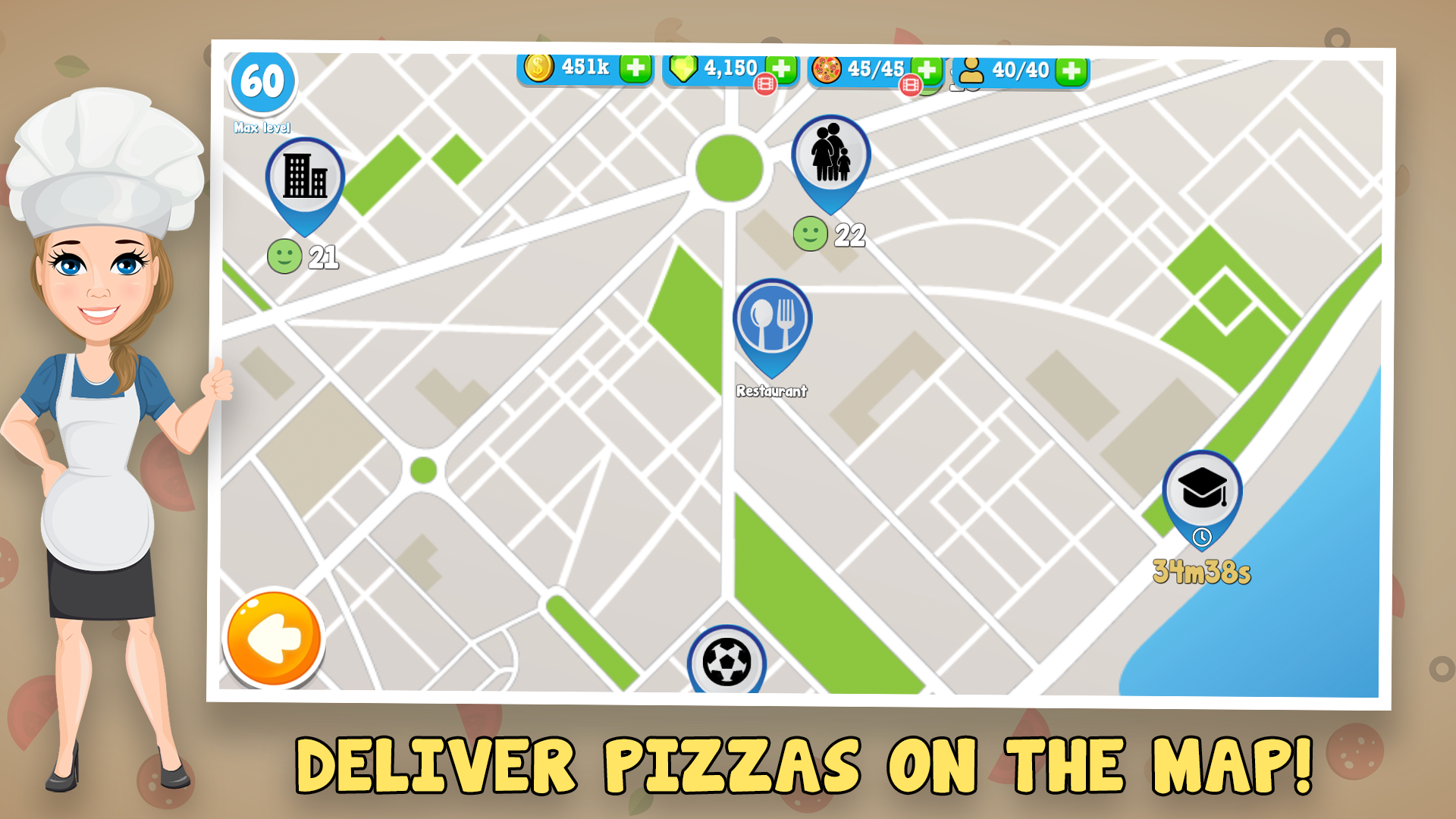 Pizza Inc: Pizzeria restaurant tycoon delivery simulation game - App on ...