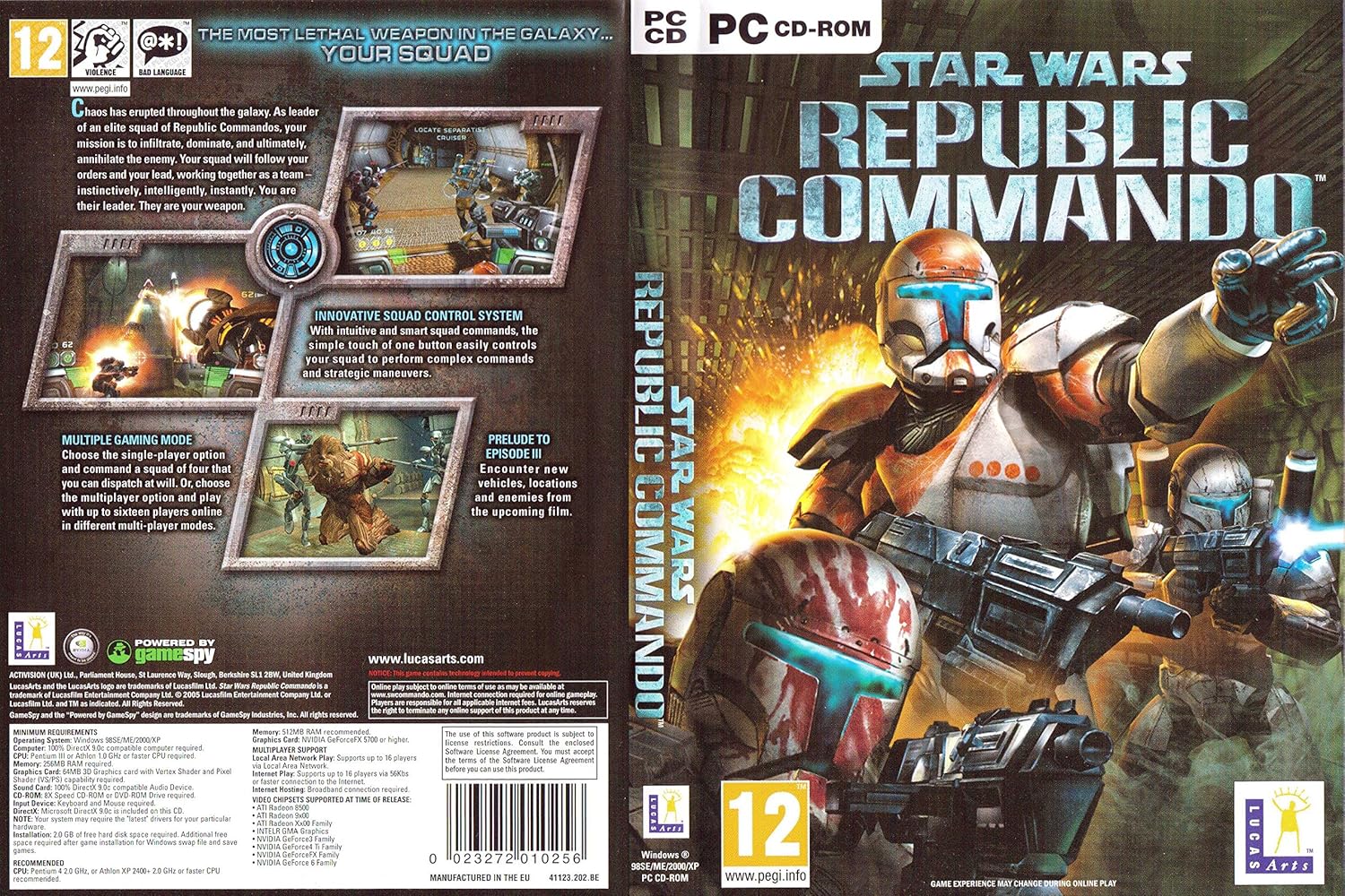 Star Wars: Republic Commando (PC CD): Amazon.co.uk: PC & Video Games