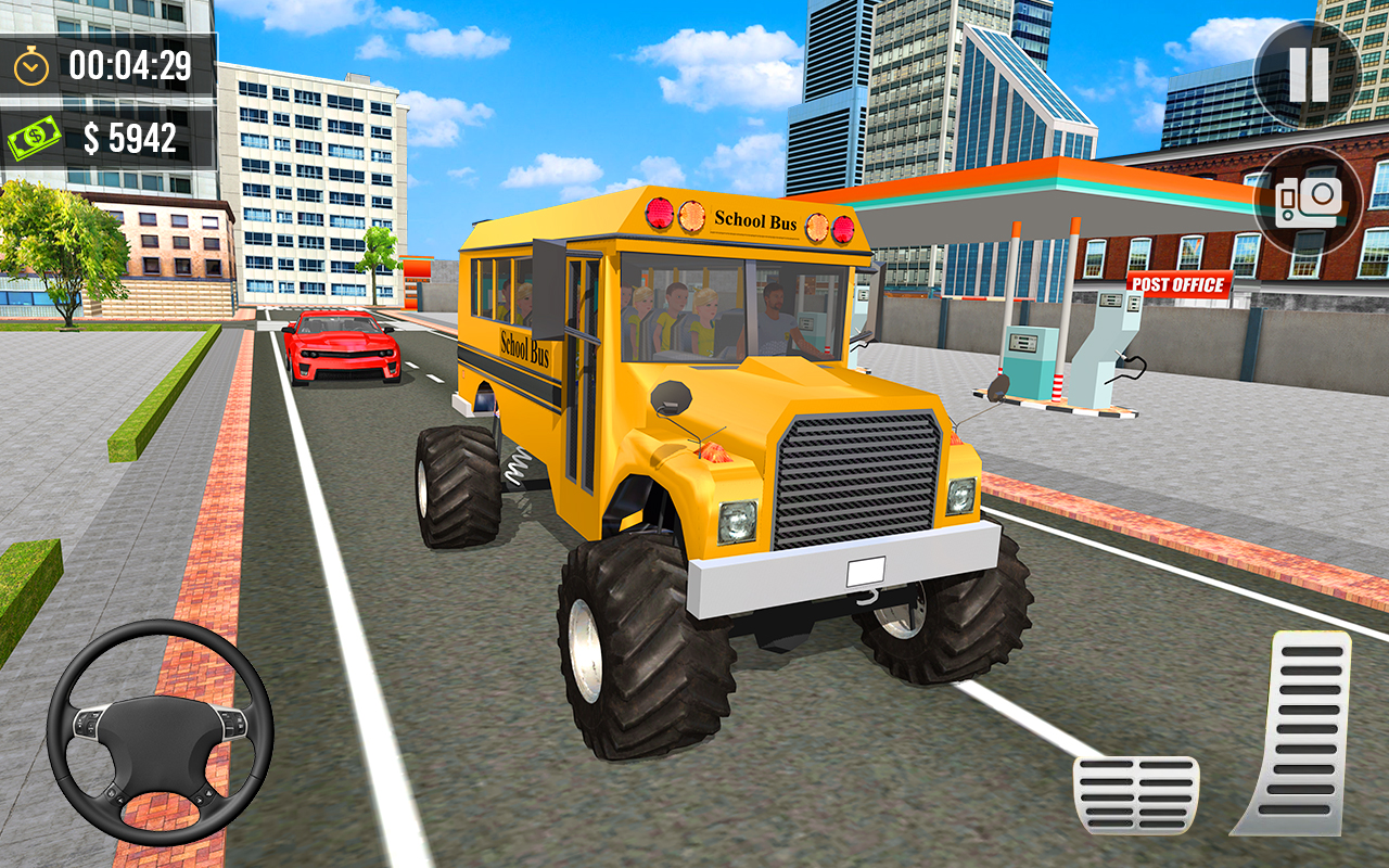 High School Bus Simulator: School Bus Driving Adventure - Kids School ...
