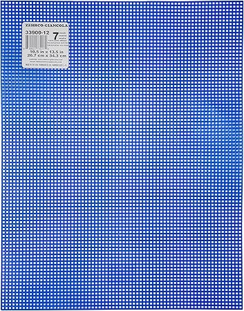 Amazon.com: Darice 7 Mesh Dark Blue Plastic Canvas – Create a Variety ...