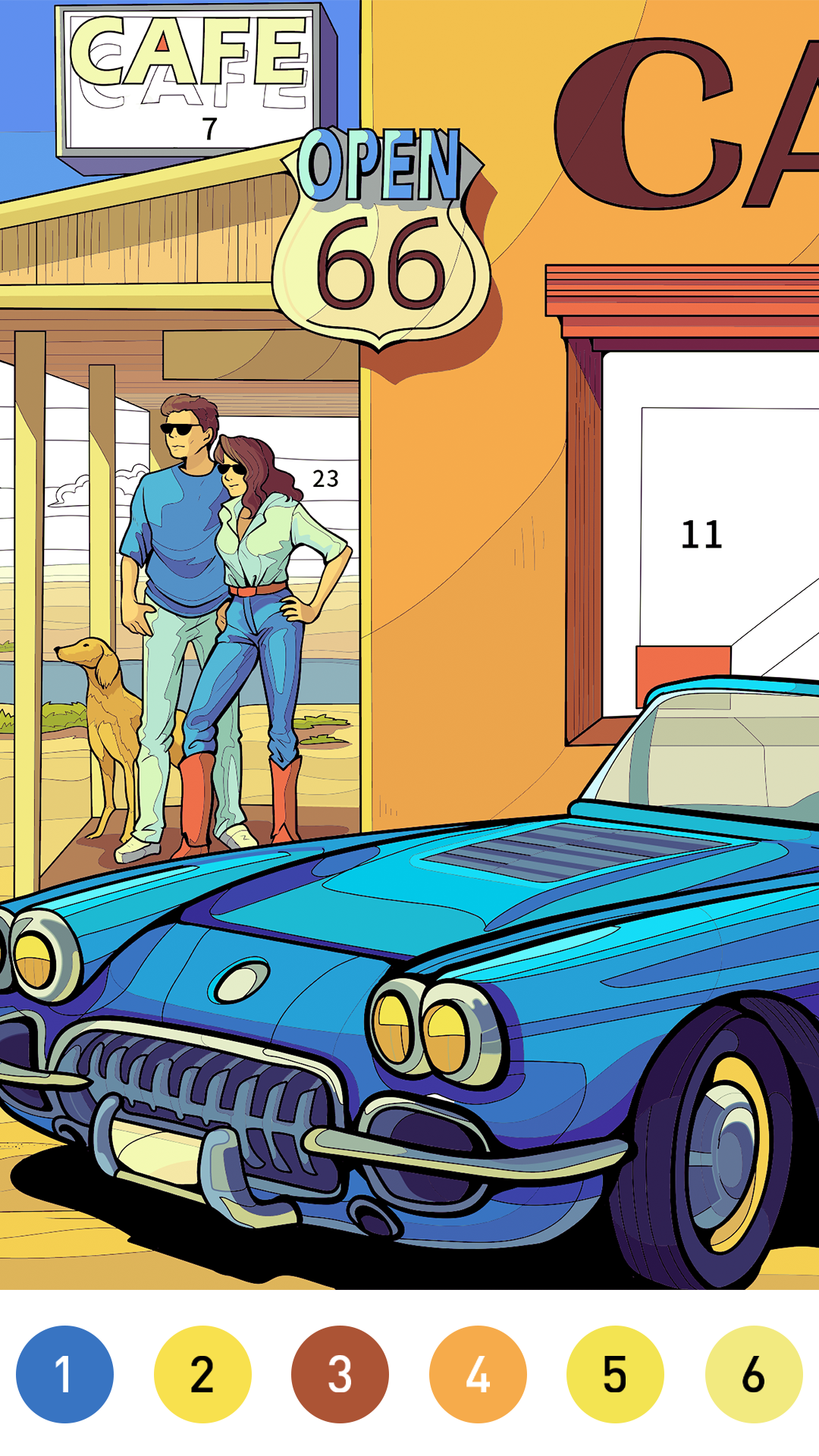 Nostalgia Color by number game - App on Amazon Appstore