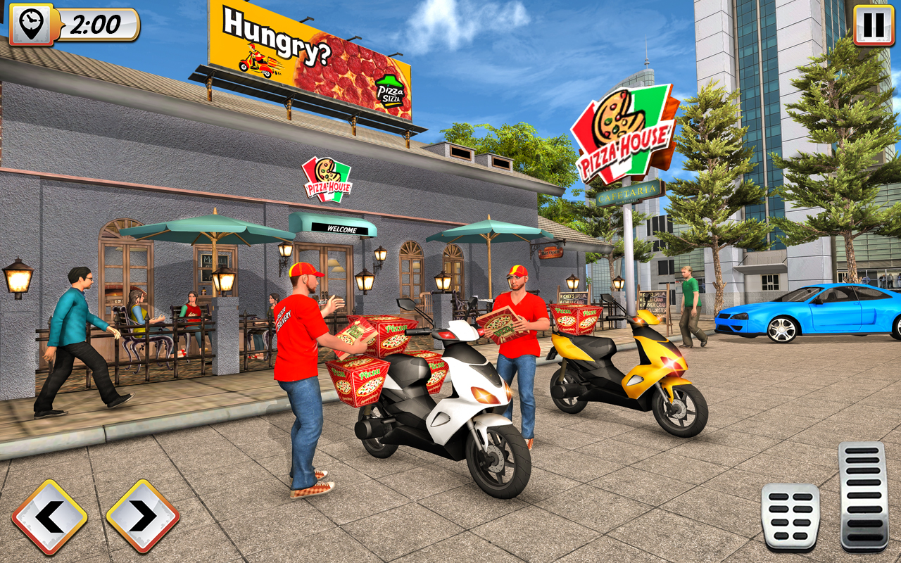 Pizza Delivery Boy Bike Games - Moto Pizza Biker 3D Games - Free Home ...