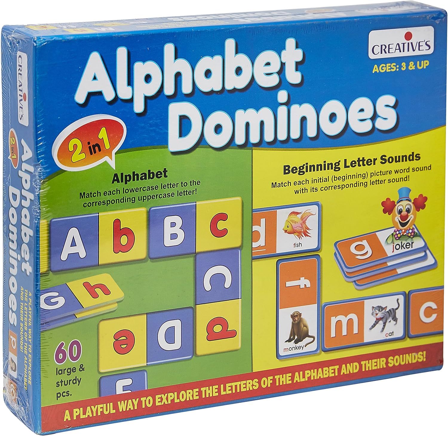 Creative Educational 0242 2-in-1 Dominoes Game : Amazon.co.uk: Toys & Games