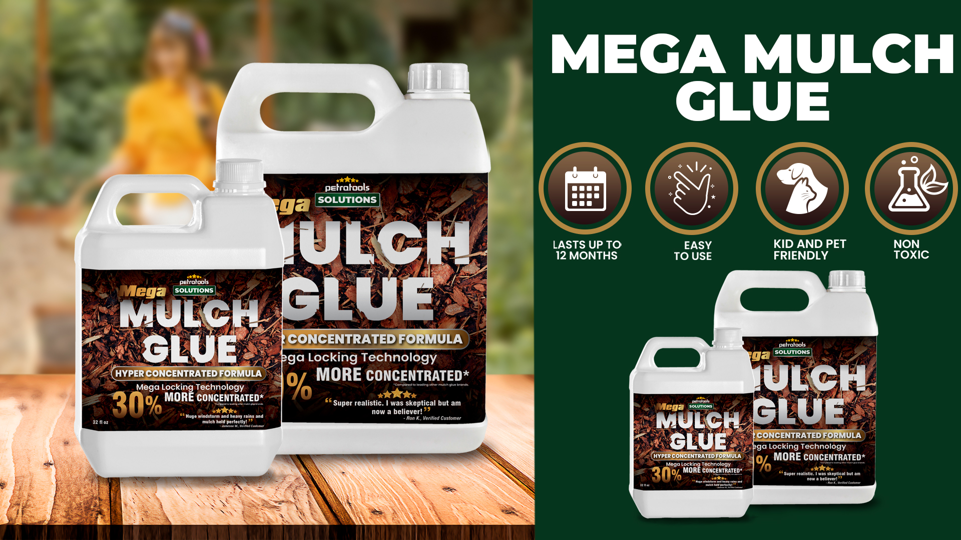 Gravel Binder For Pathways Petra Max Rock Glue For Landscaping - 32oz ...