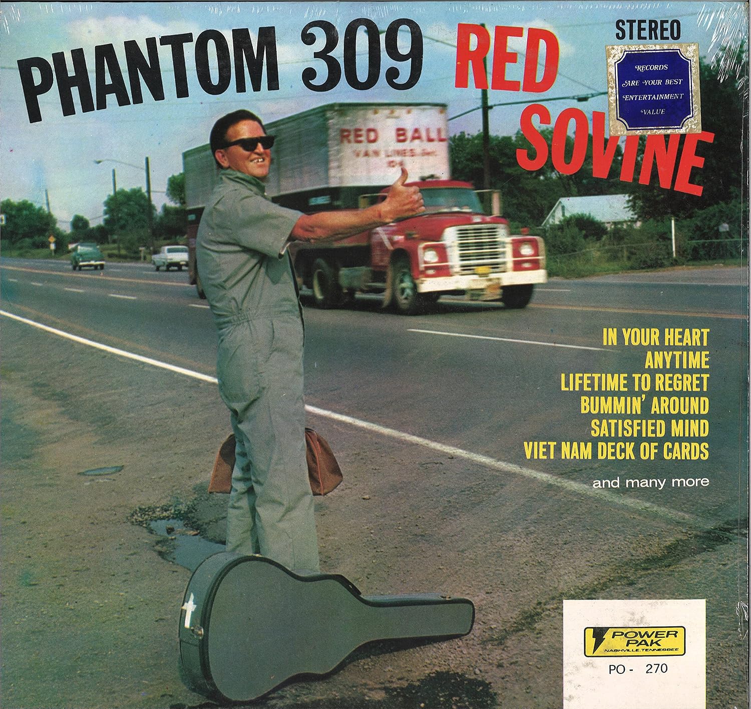RED SOVINE - phantom 309 POWER PAK 270 (LP vinyl record) by RED SOVINE ...