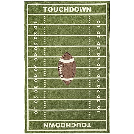 Amazon.com: Furnish My Place 705 Solid Football 3'3"x5' Dalyn Rug, All ...