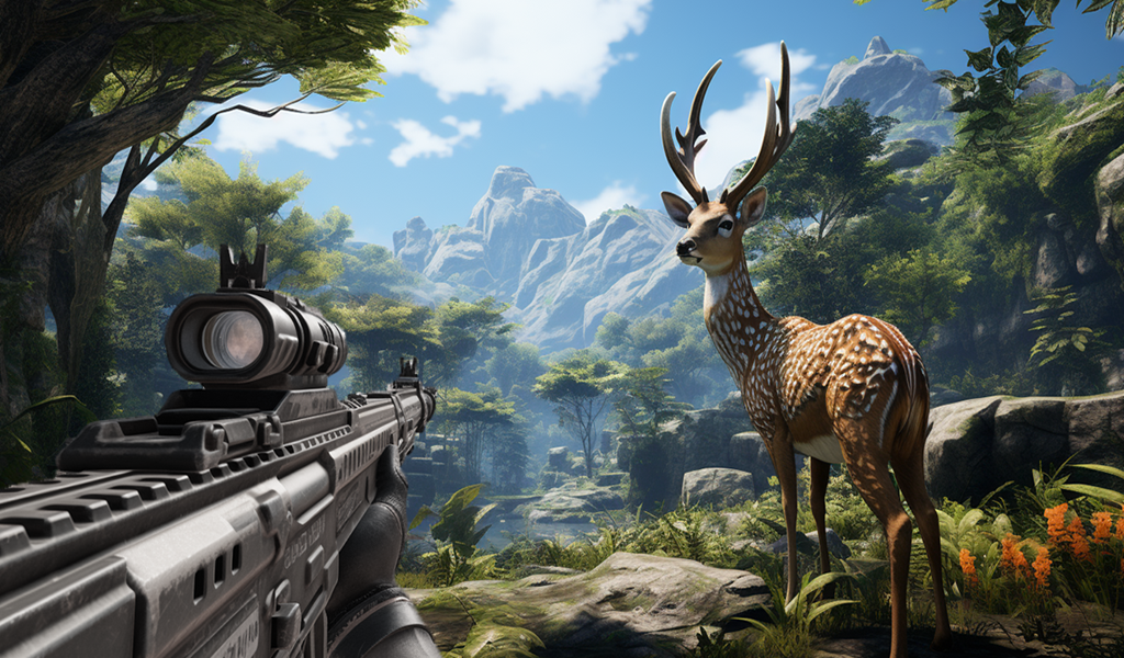 Deer Hunter Game Classic Wild Animal Safari Hunting Game Real Animal ...