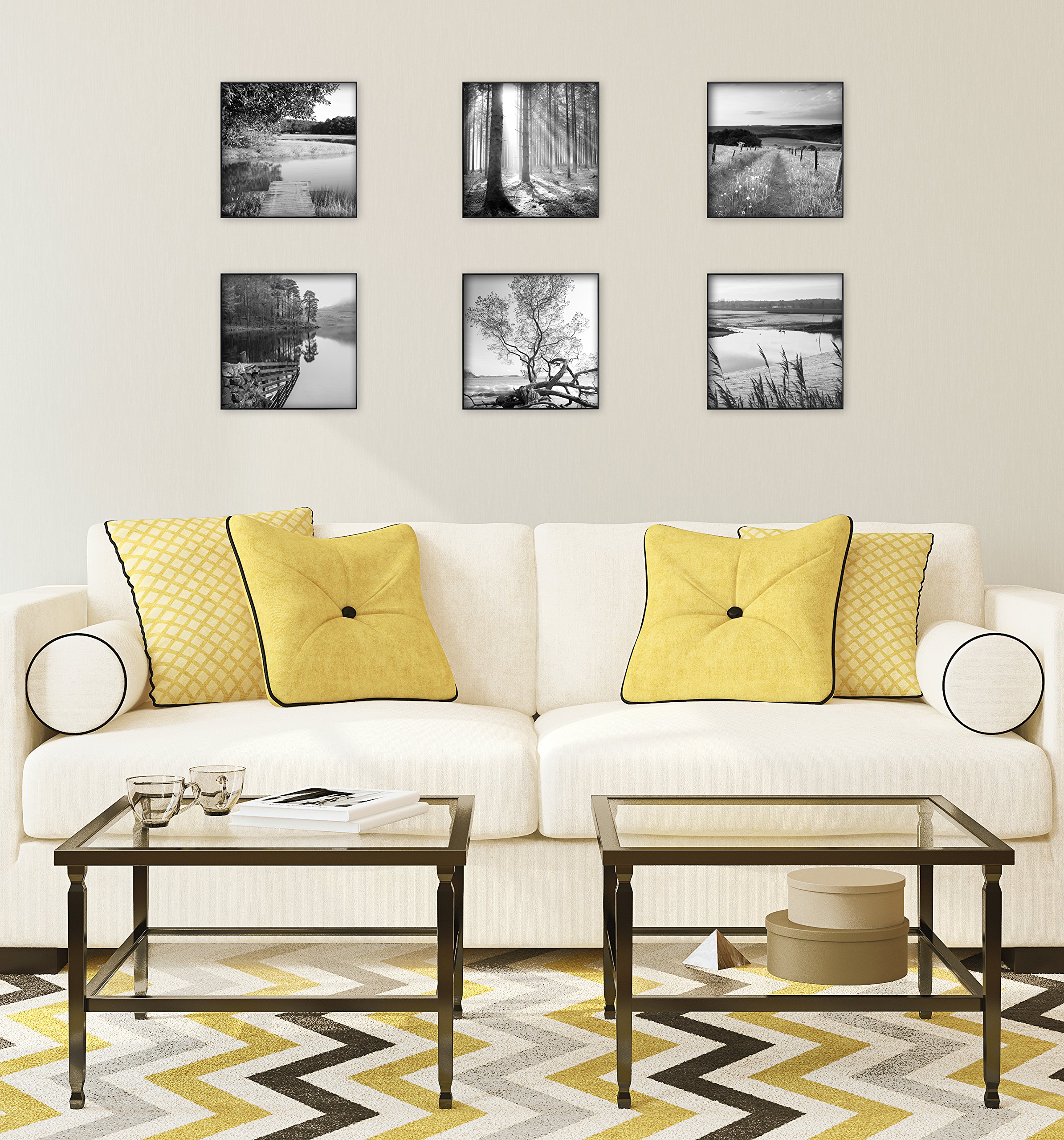 Snapklik.com : MCS Format 12x12 Picture Frame Black, Square Gallery ...