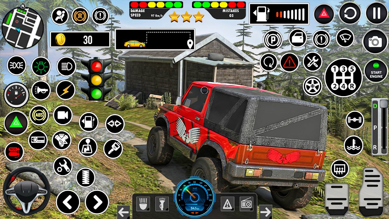 Offroad 4x4 SUV Jeep Driving Simulator Game: Open World Truck Driving ...