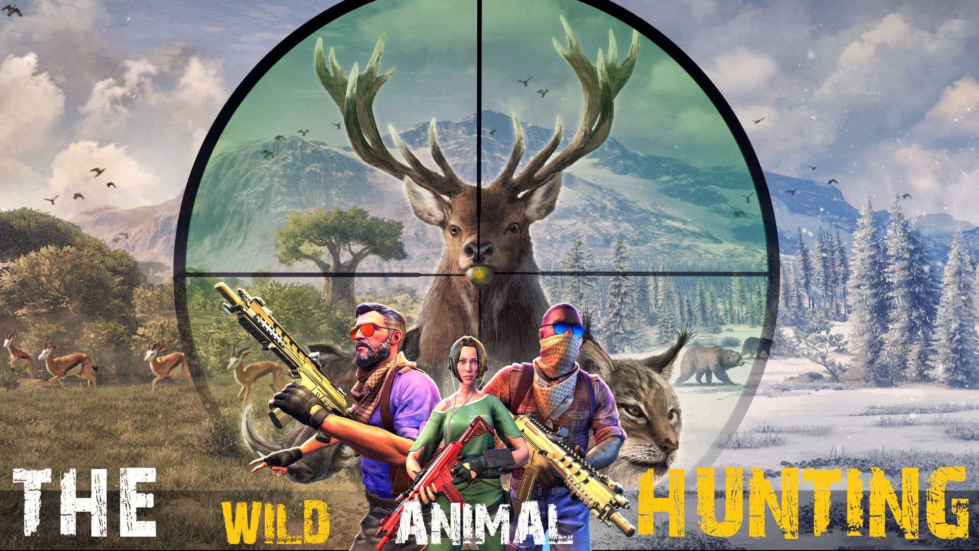 Wild Hunter 3d Hunting Games Hunting Sniper Shooting Dinosaur Hunting ...