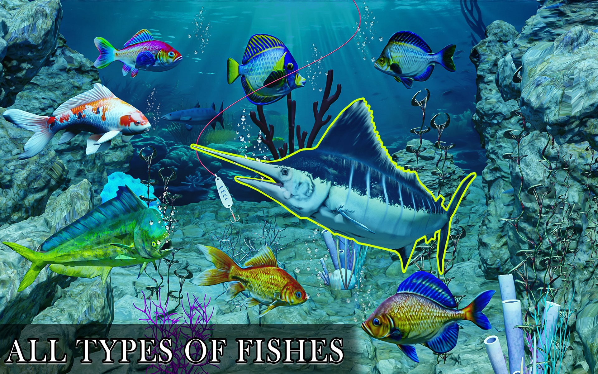 Sport Fishing Simulator Game - Ace Fishing Master Beat the Rival & Hook ...