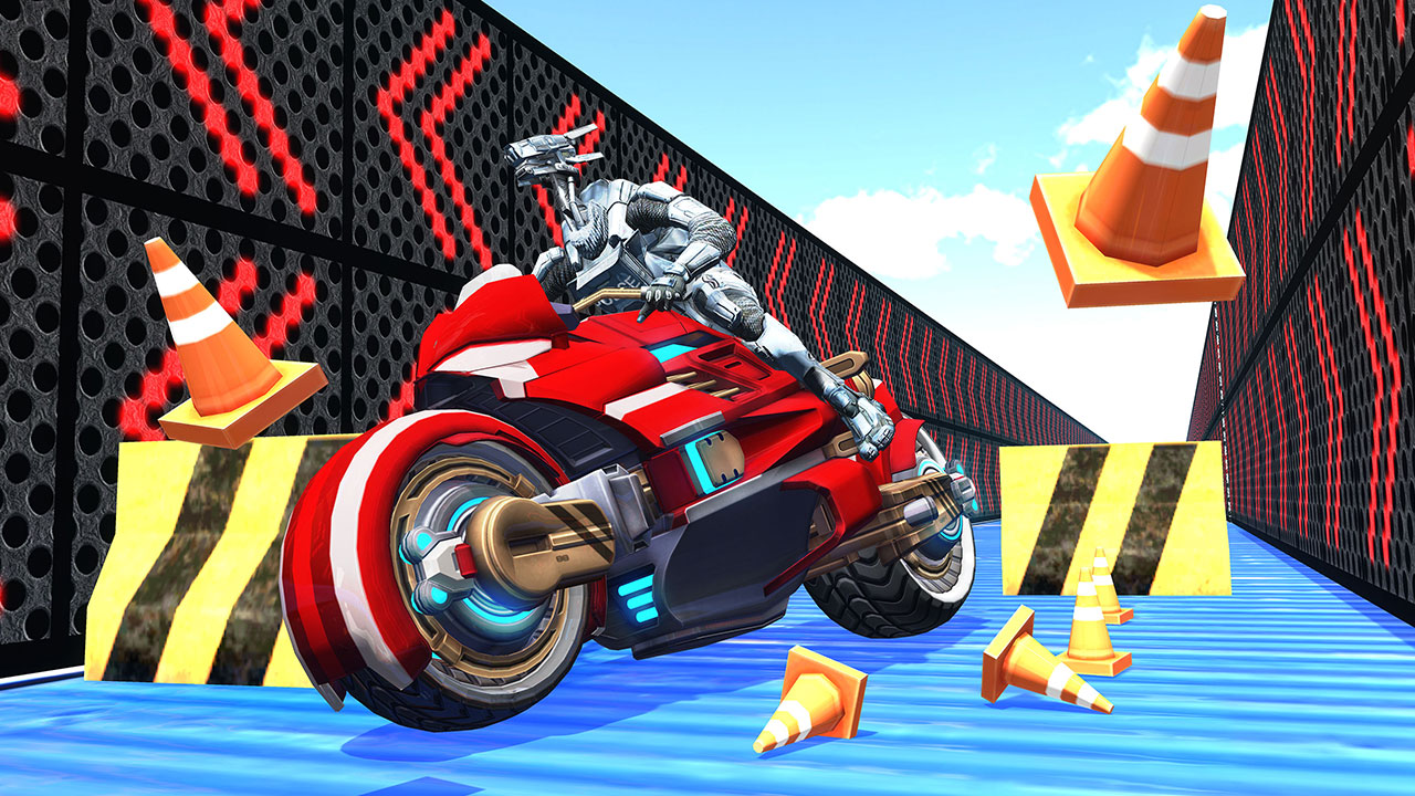 Mega Ramp Robot Bike Stunt - App on Amazon Appstore