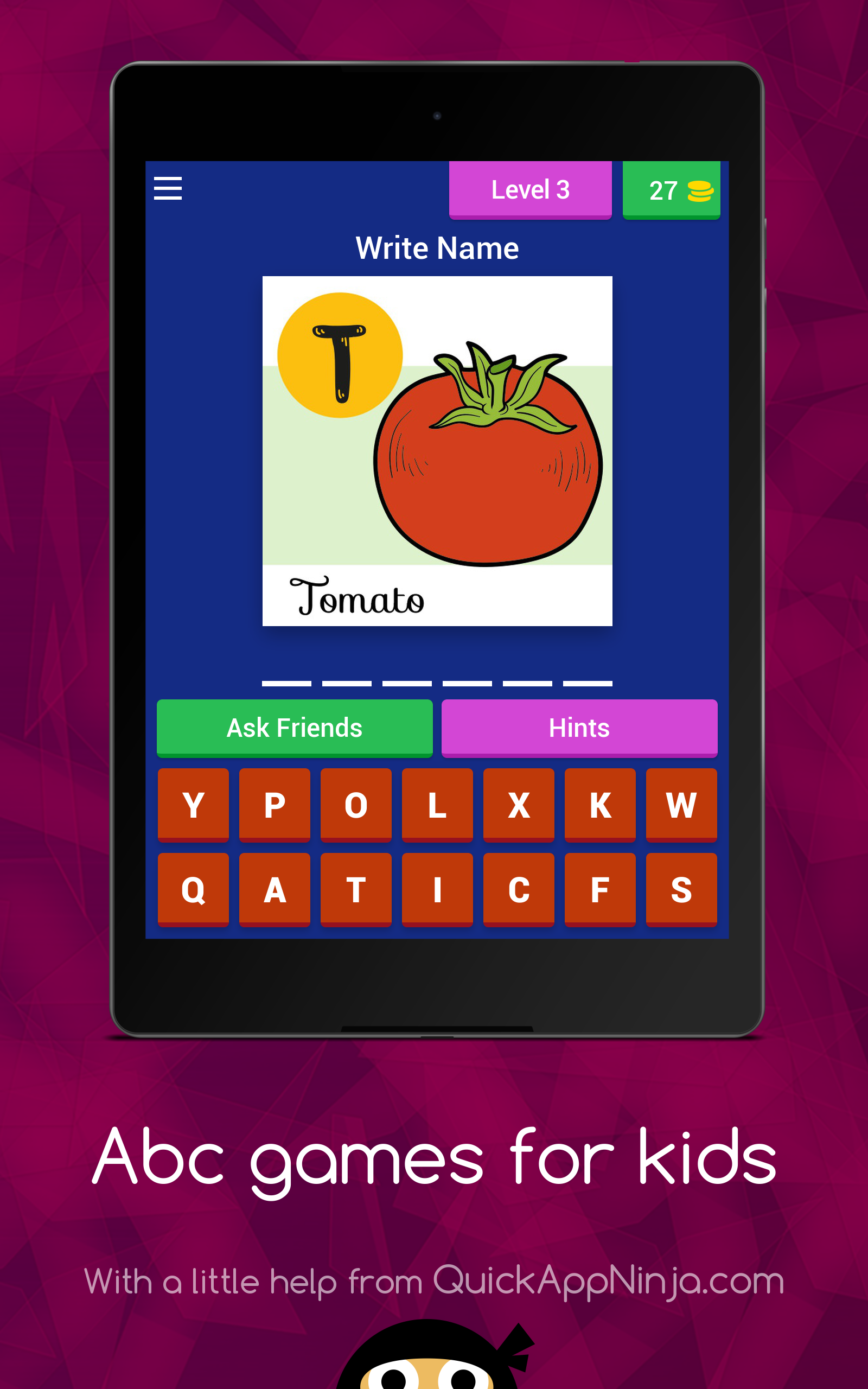 Abc games for kids - App on Amazon Appstore