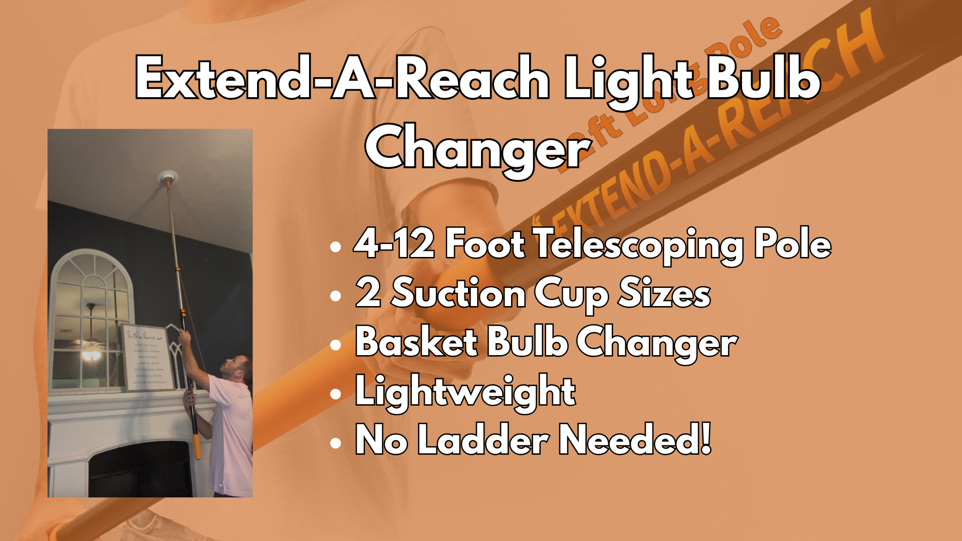 Watch Review & Demo - Extend-A-Reach Light Bulb Changer on Amazon Live