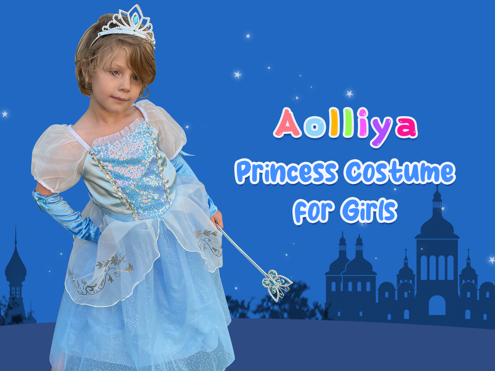 Princess Nuala Blue Dress