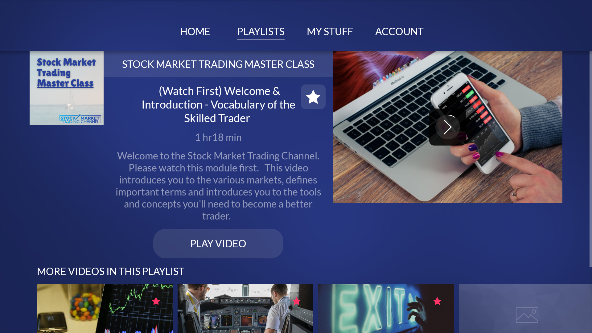 Stock Market Trading Channel - App on Amazon Appstore