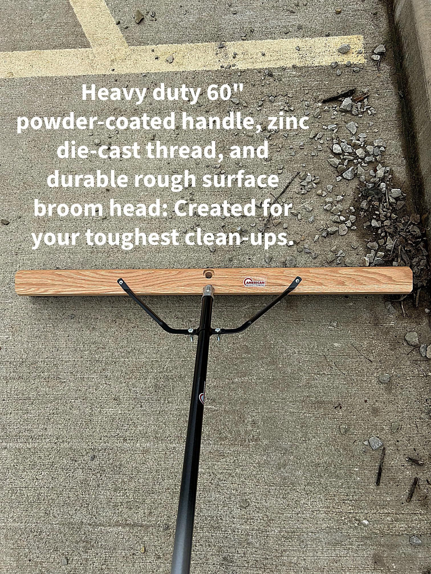 Zinc Die Cast Thread Broom PBMA36004 36-Inch Heavy Duty Push Broom ...