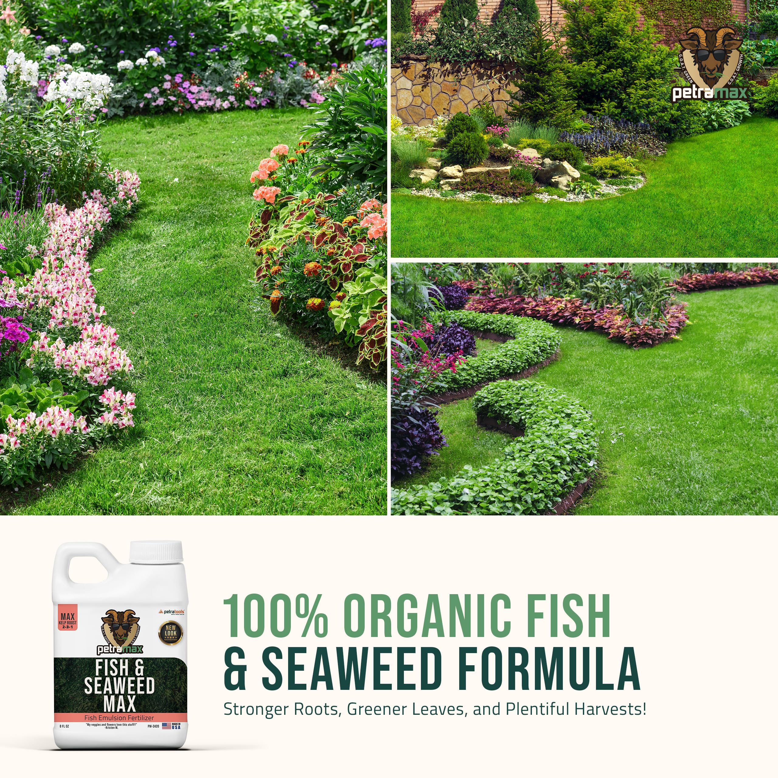 Snapklik.com : PetraMax Liquid Seaweed And Fish Emulsion Fertilizer For ...