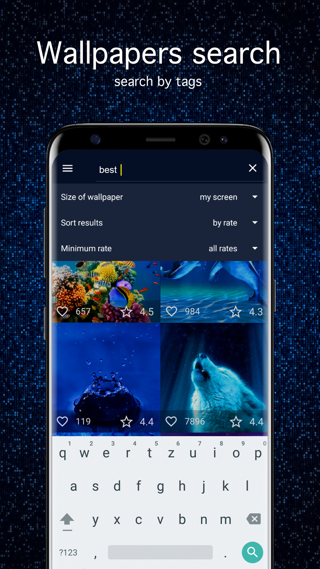 Blue Wallpapers and Backgrounds apps 4K - App on Amazon Appstore