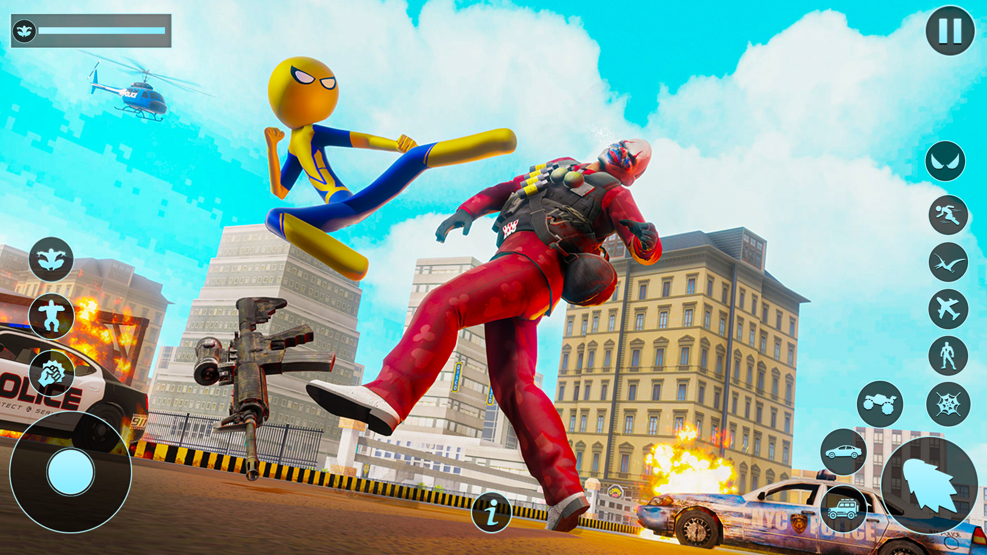 Flying Stickman Rope Hero Master - Open World Stick Fighting Games 2024 ...