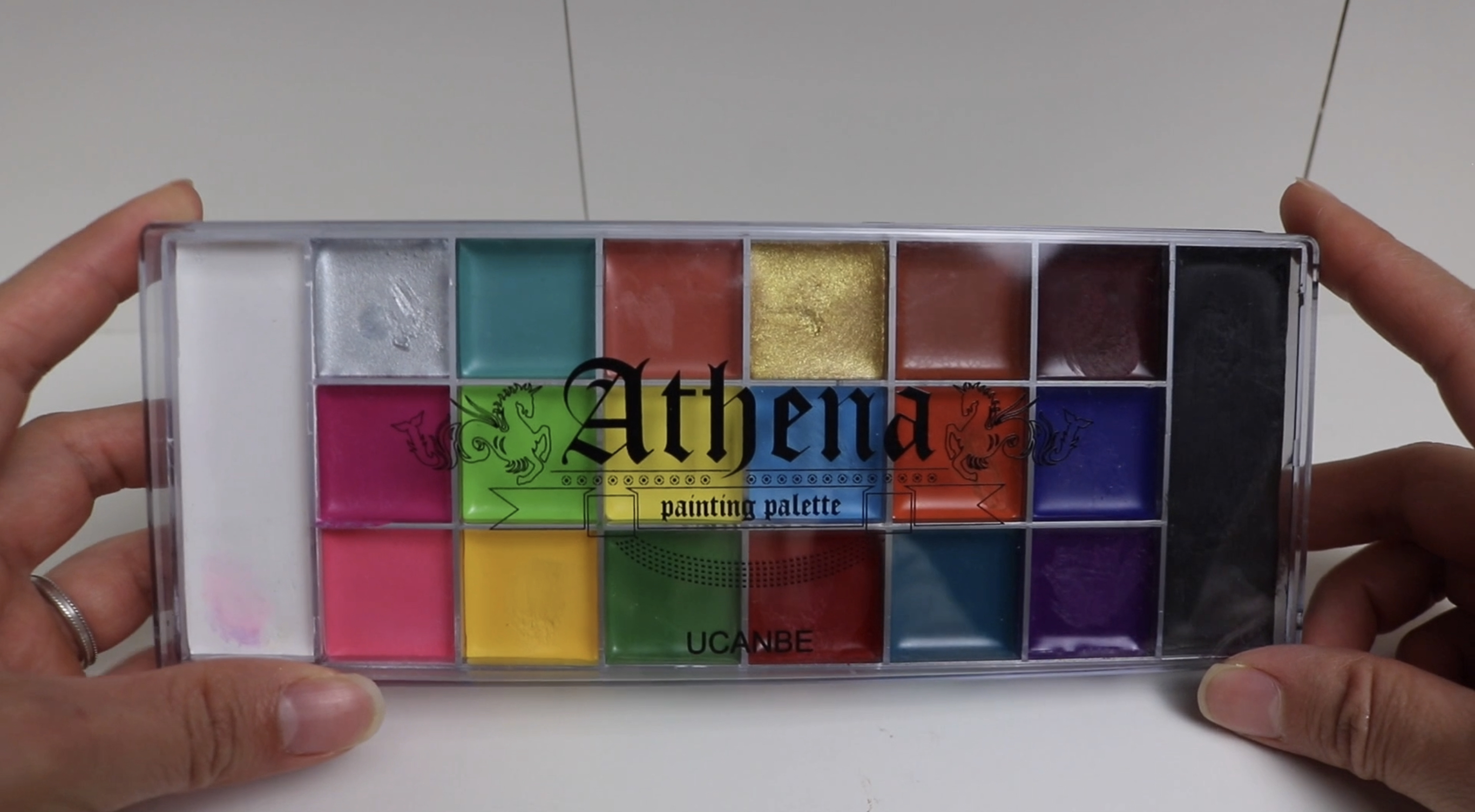 Watch Athena face Body Paint oil palette on Amazon Live