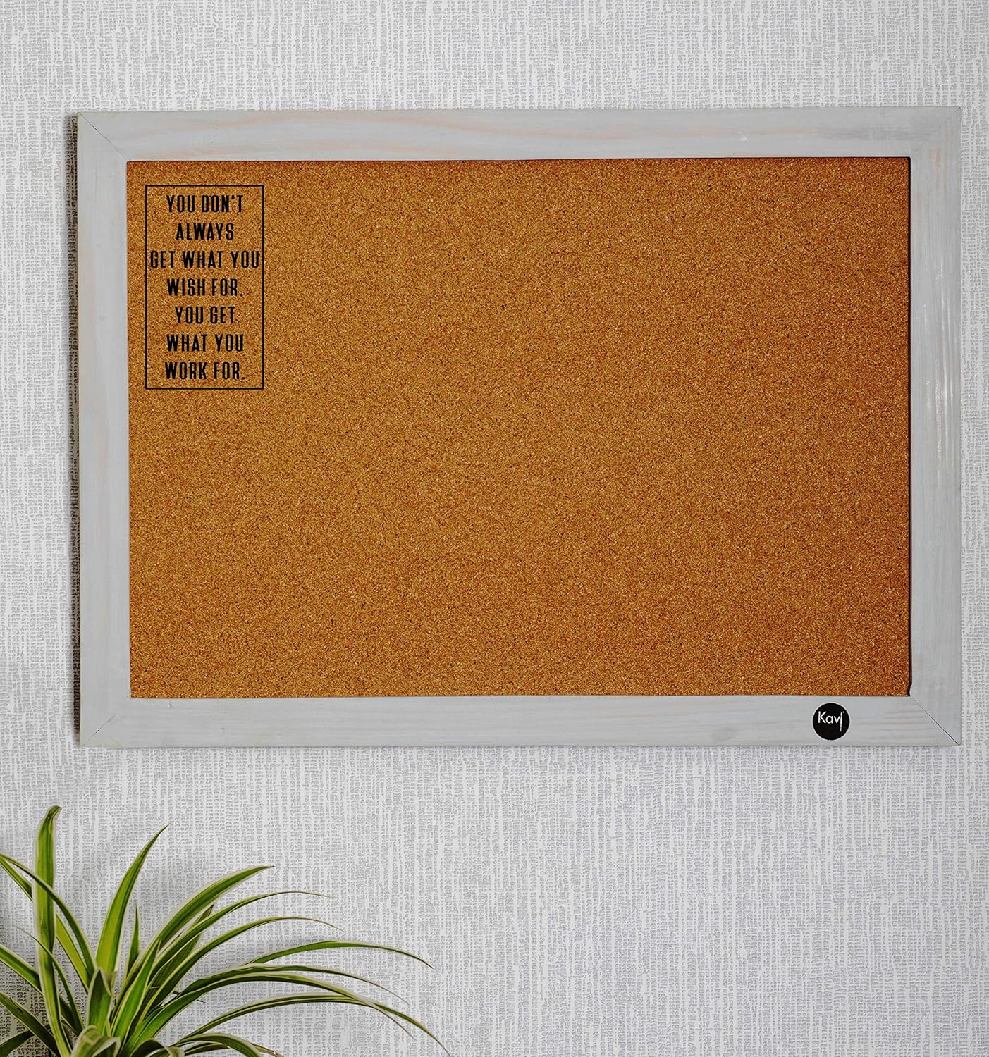 Kavi Premium Pin up Cork Notice Board Cork Material Wooden Frame Pin kavi-premium-pin-up-cork-notice-board-cork-material-wooden-frame-pin