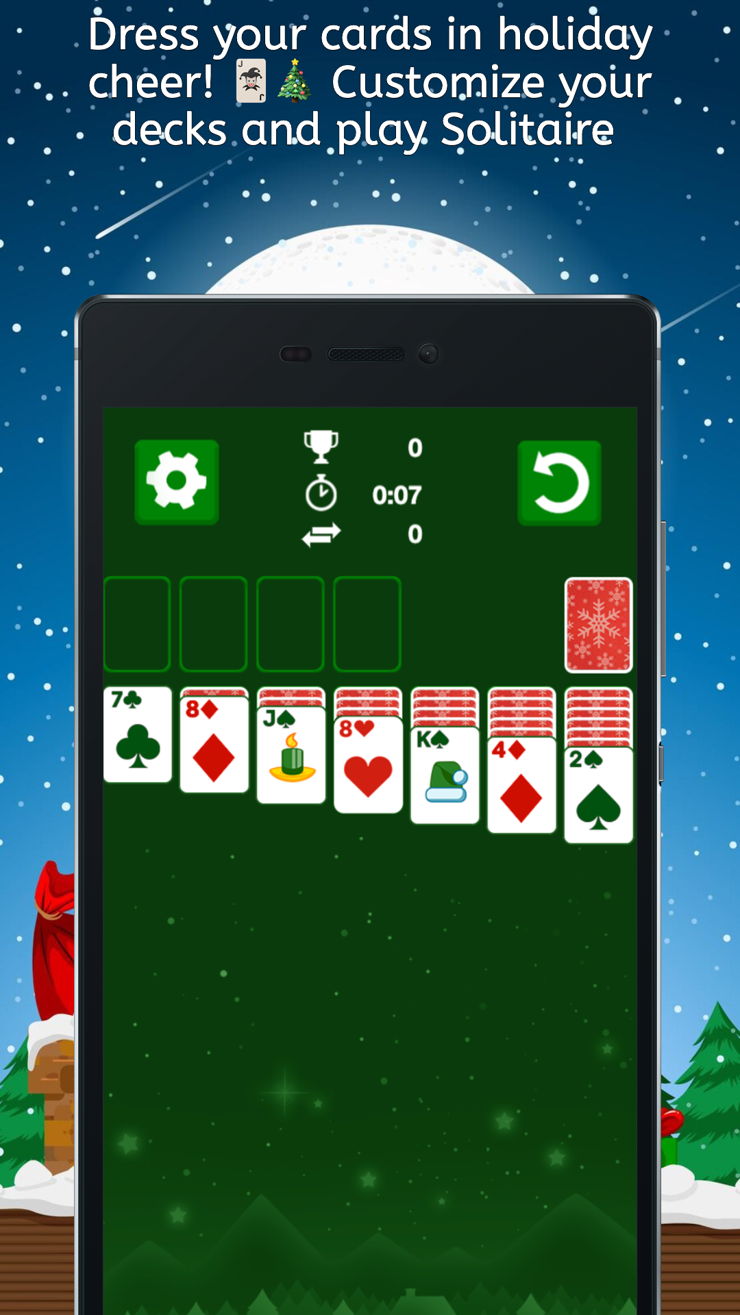 Santa Christmas Play Solitaire - A Festive Game for Holiday Fun - App ...