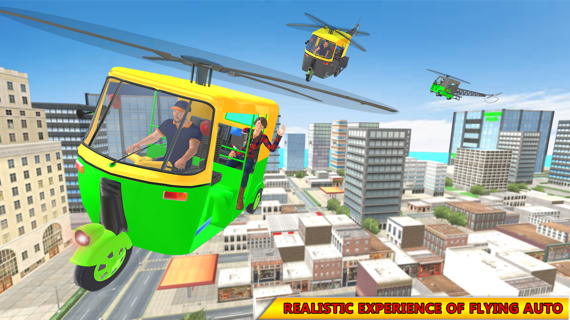 Flying Tuk Tuk Auto Rickshaw Driver : Taxi Games - App on Amazon Appstore