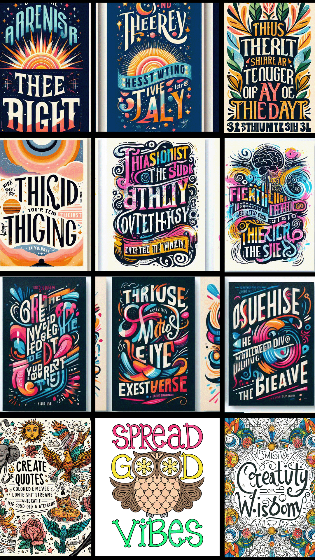 Motivational Quotes Coloring Book: Inspirational Quote Color By Number ...