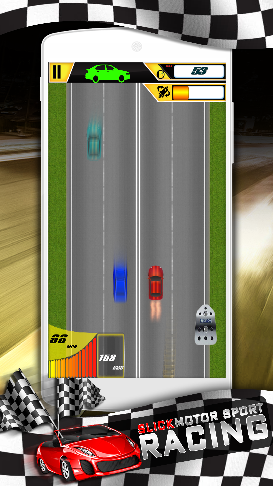Mini Car Racing; Motor Racer 2D - App on Amazon Appstore