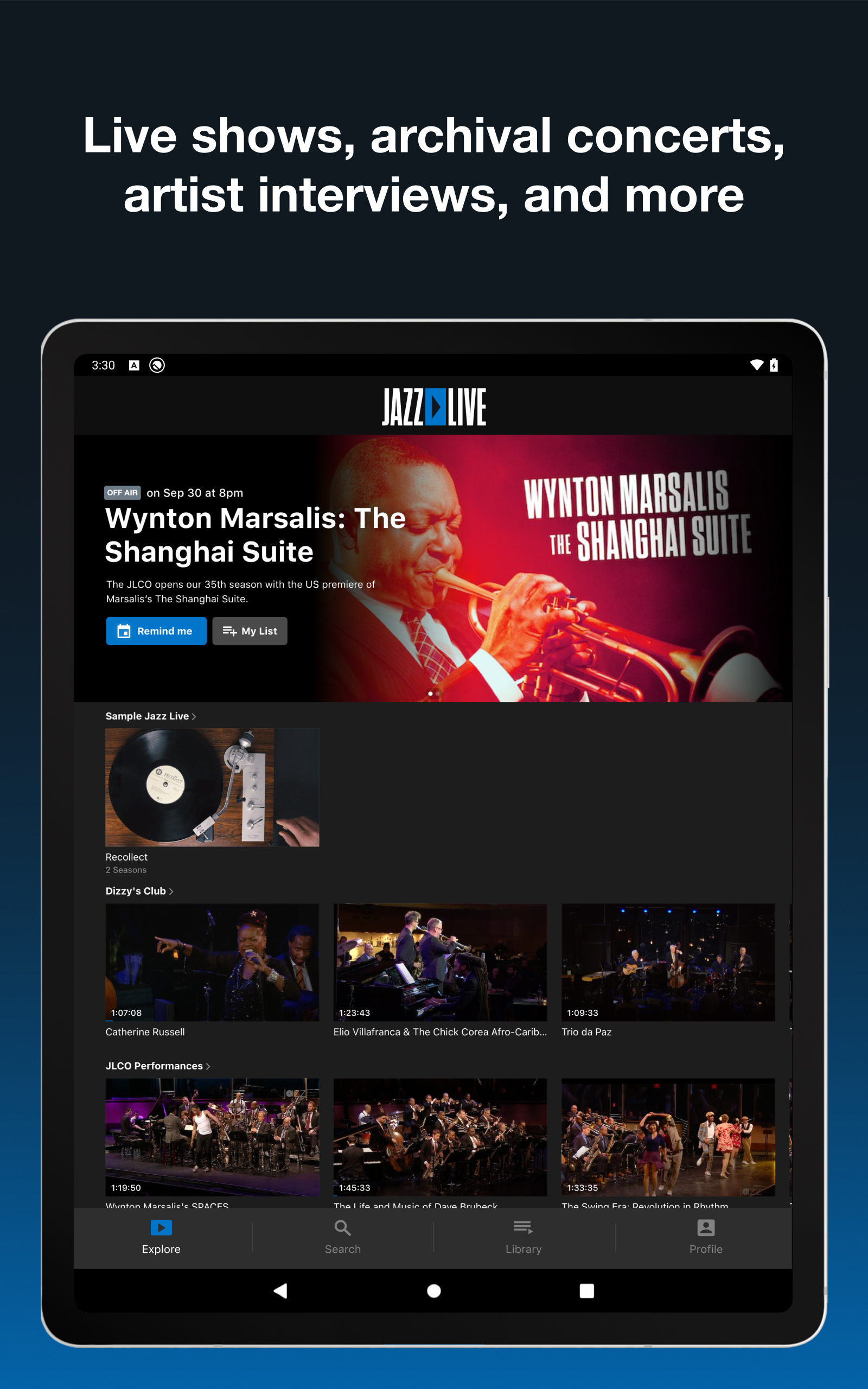 Jazz Live - App on Amazon Appstore
