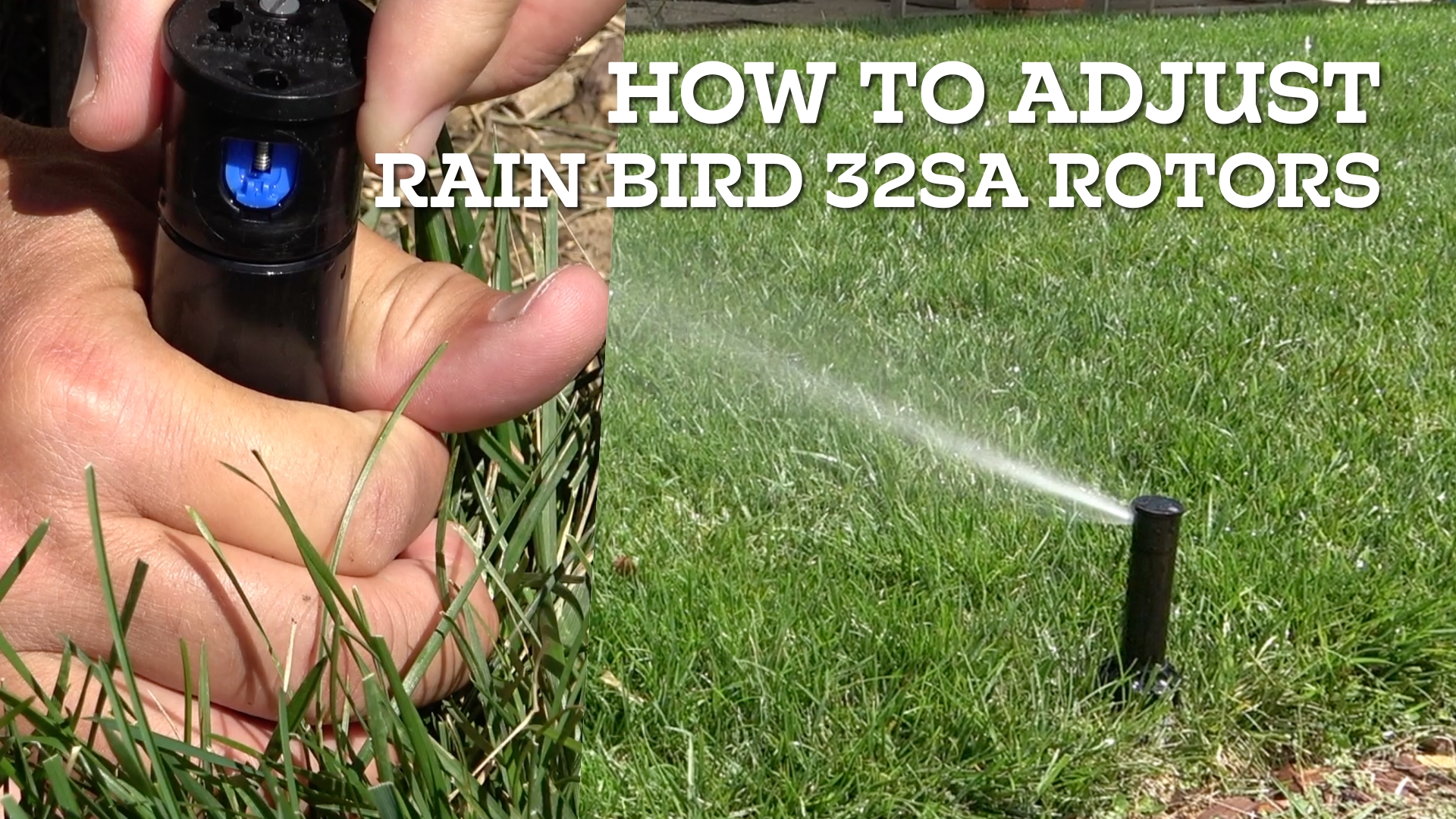 Watch How to Adjust Rain Bird 32SA Rotor Sprinklers on Amazon Live