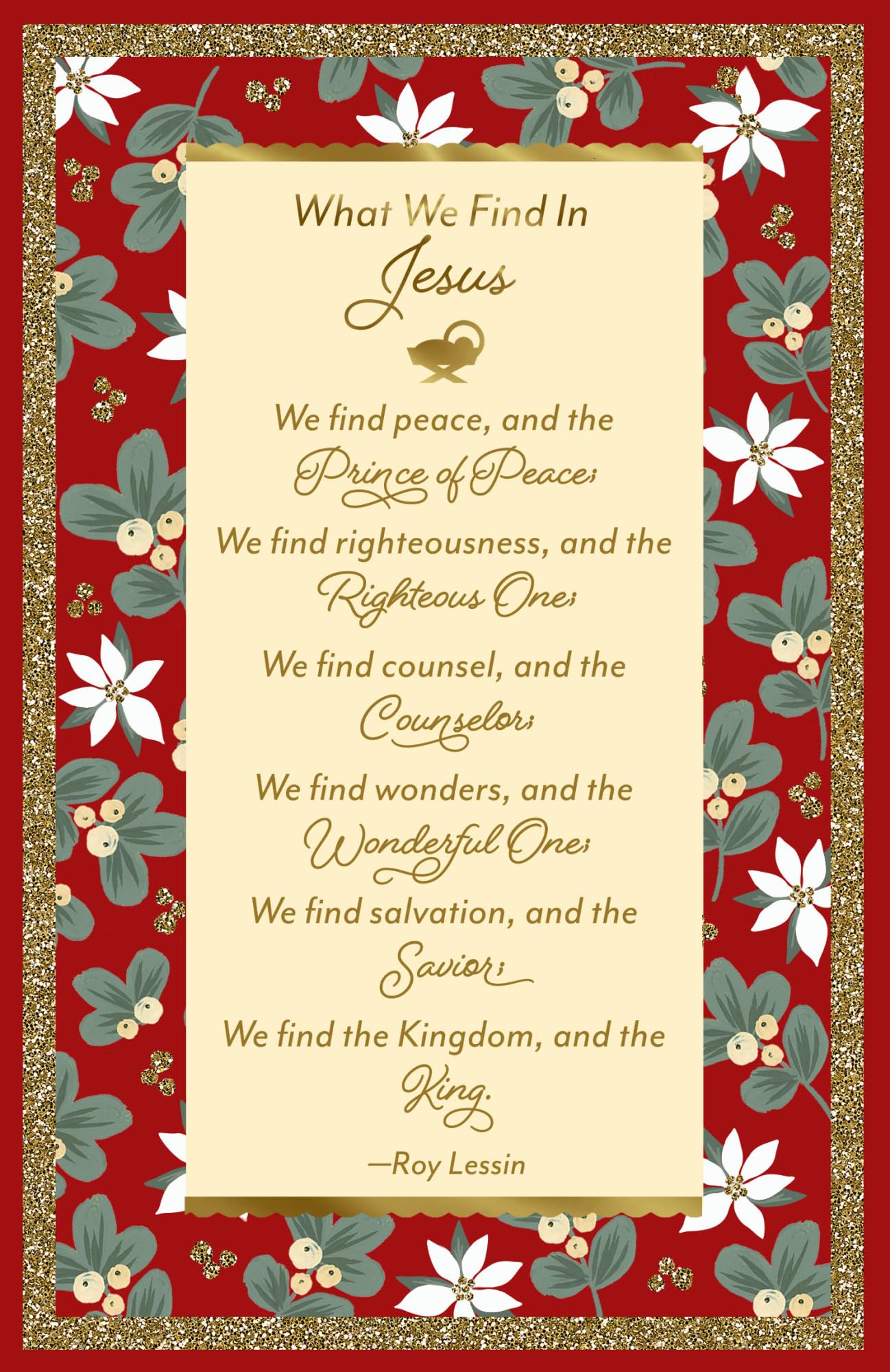DaySpring - What we Find in Jesus - 18 Premium Christmas Boxed Cards ...
